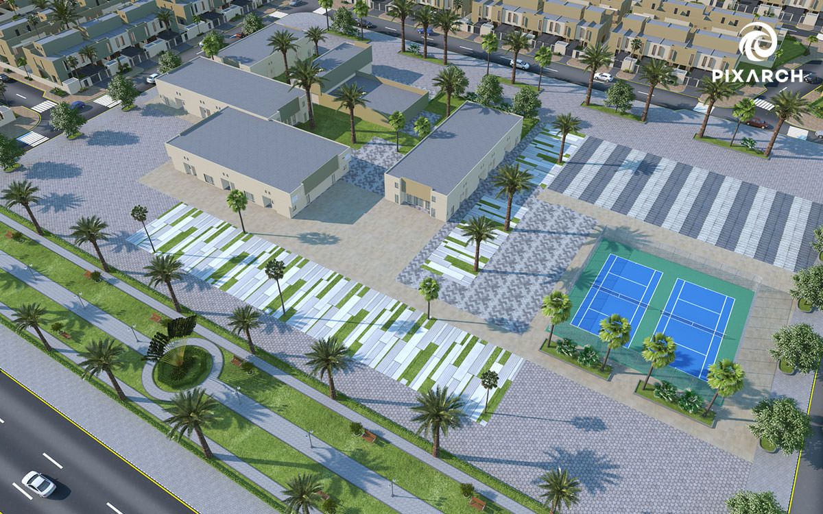 Nesaj Town Plannning - 3D Architectural Visualization & Walkthrough by ...