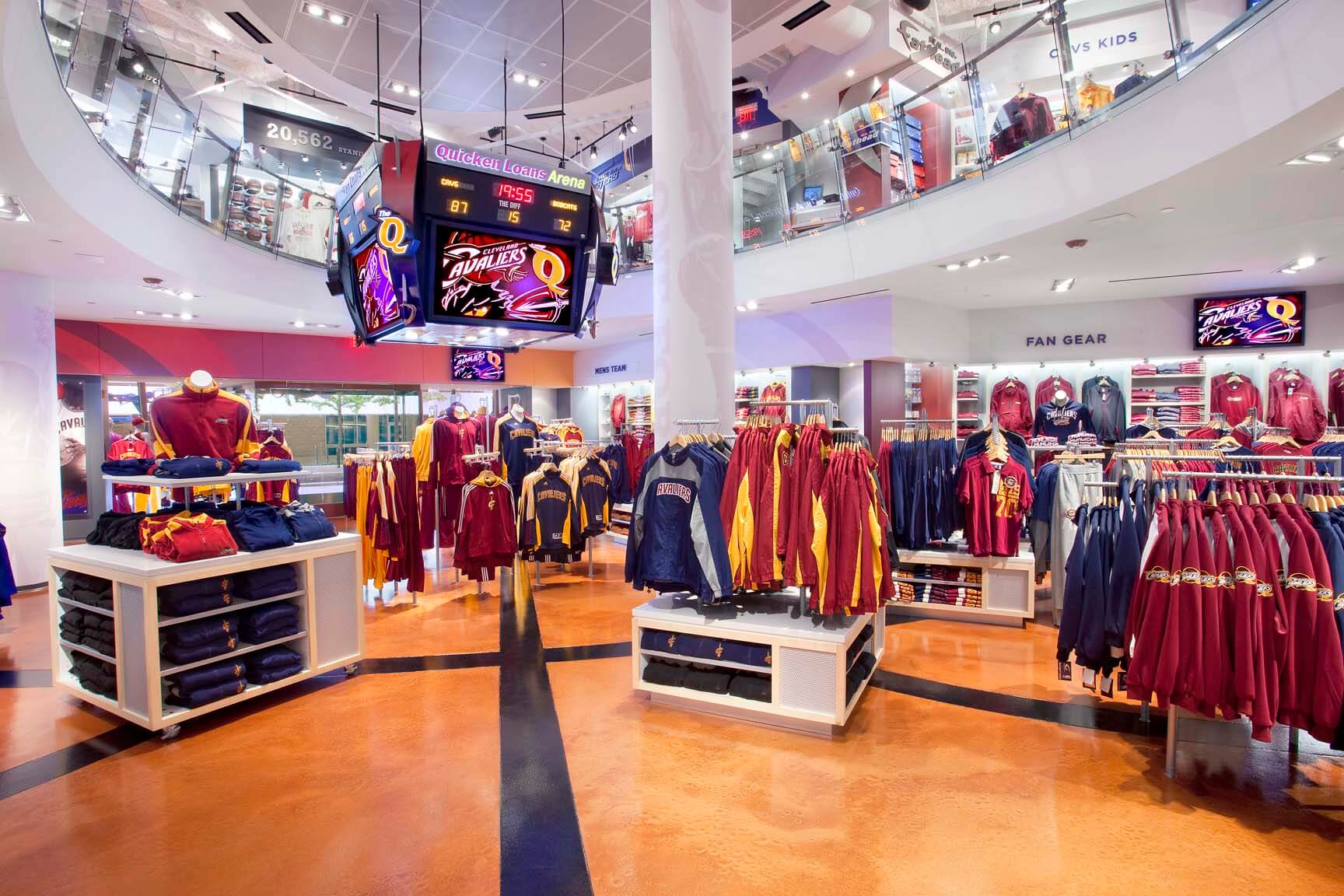 Cavs Team Shop by Onyx Creative - Architizer