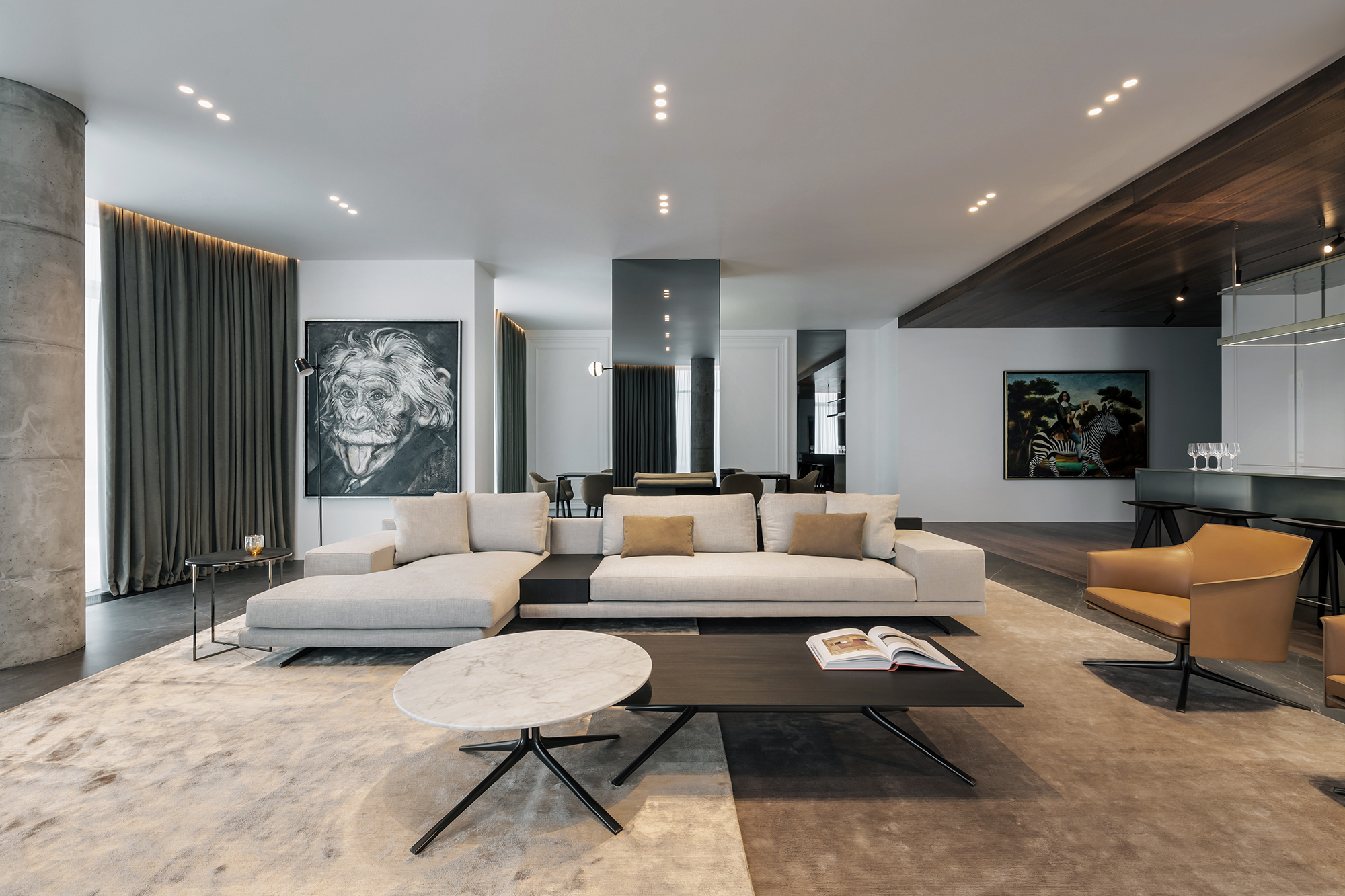 Interior design magazine: Diamond Apartment by YODEZEEN - Architizer
