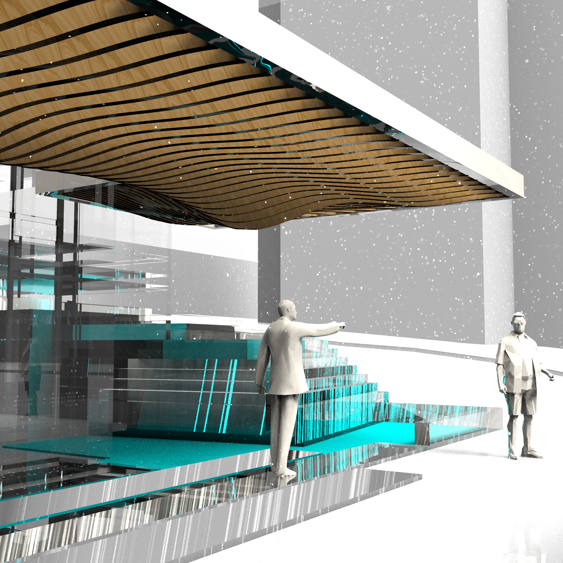 Davie & Nicola Residential Tower Entranceway Canopy Design in Westend ...
