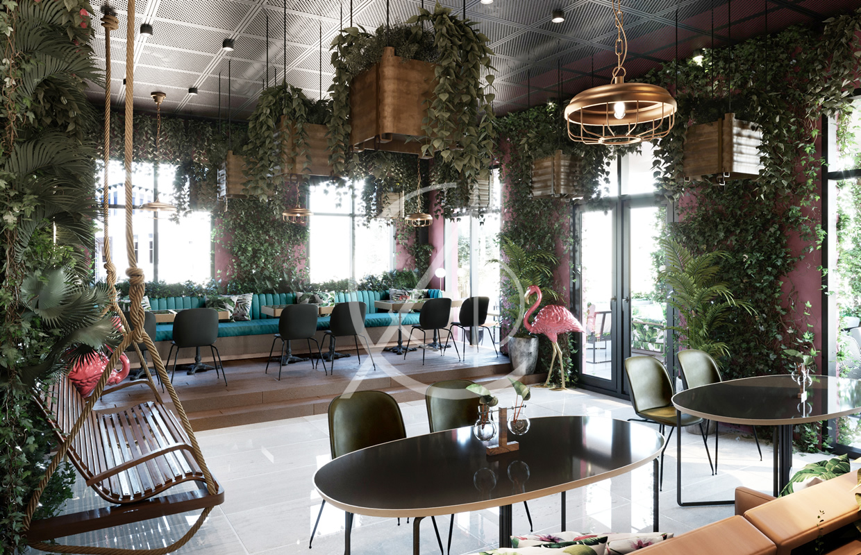 Idea 2942360: Secret Garden Theme Restaurant Design by Comelite ...