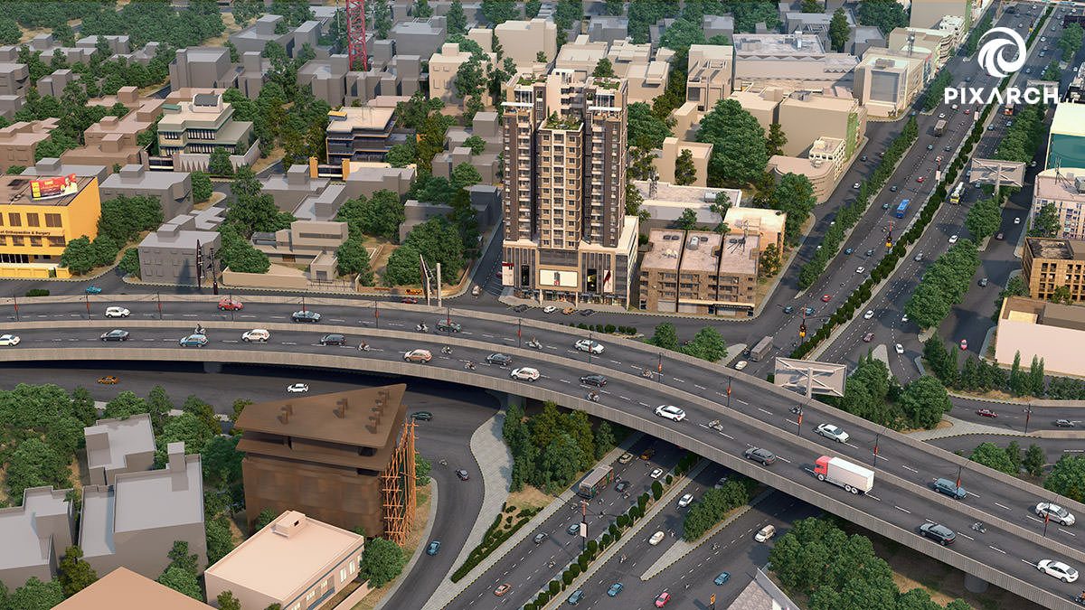81 Tower Visualize By Pixarch by Pixarch 3D Architectural Visualization ...