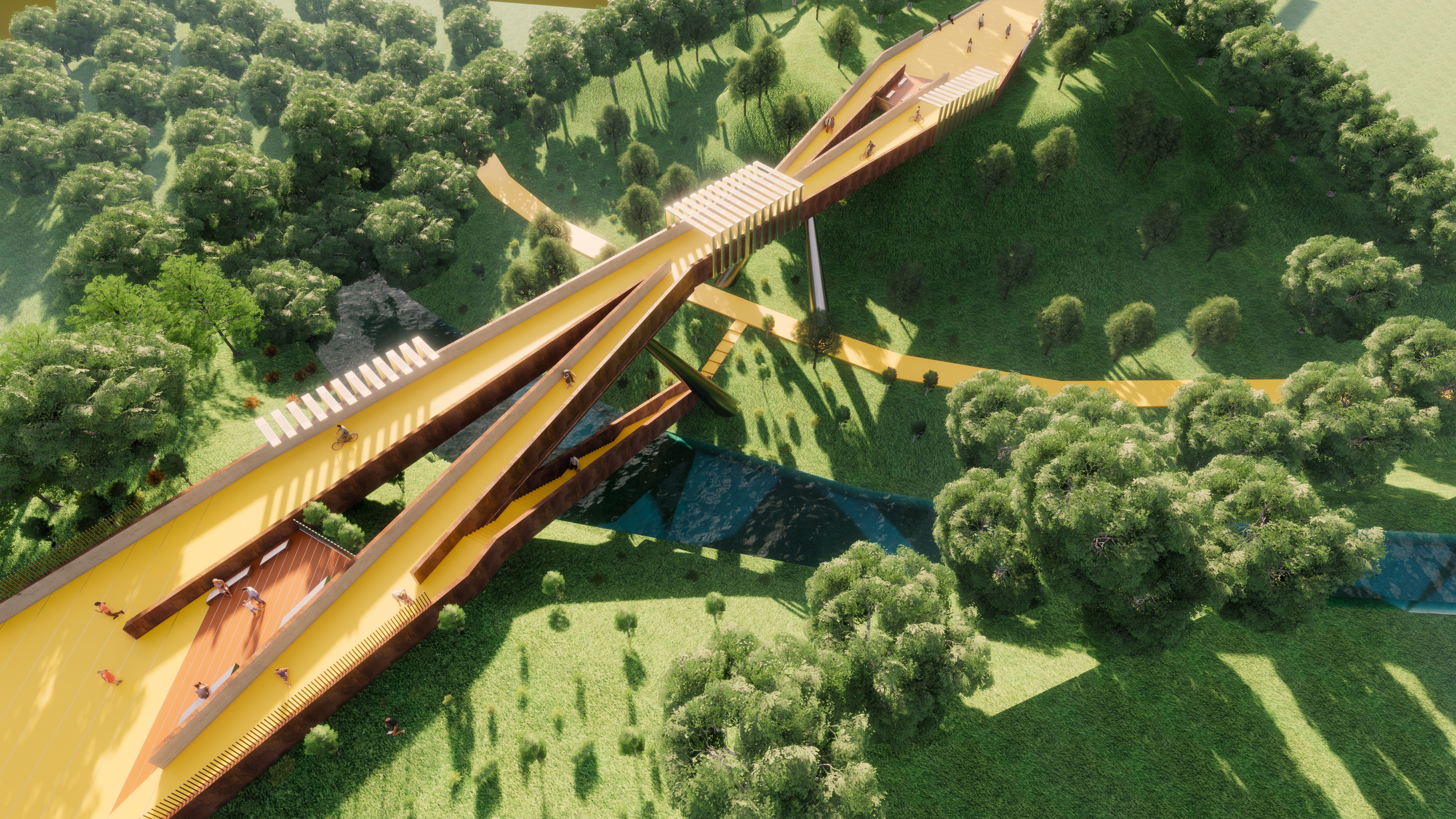 Pedestrian and cycle walkway by FELICE TAVOLARIO - Architizer