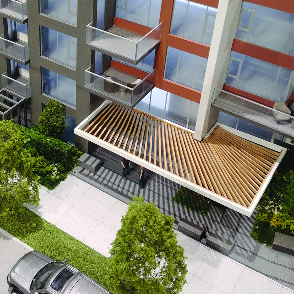 Davie & Nicola Residential Tower Entranceway Canopy Design in Westend ...