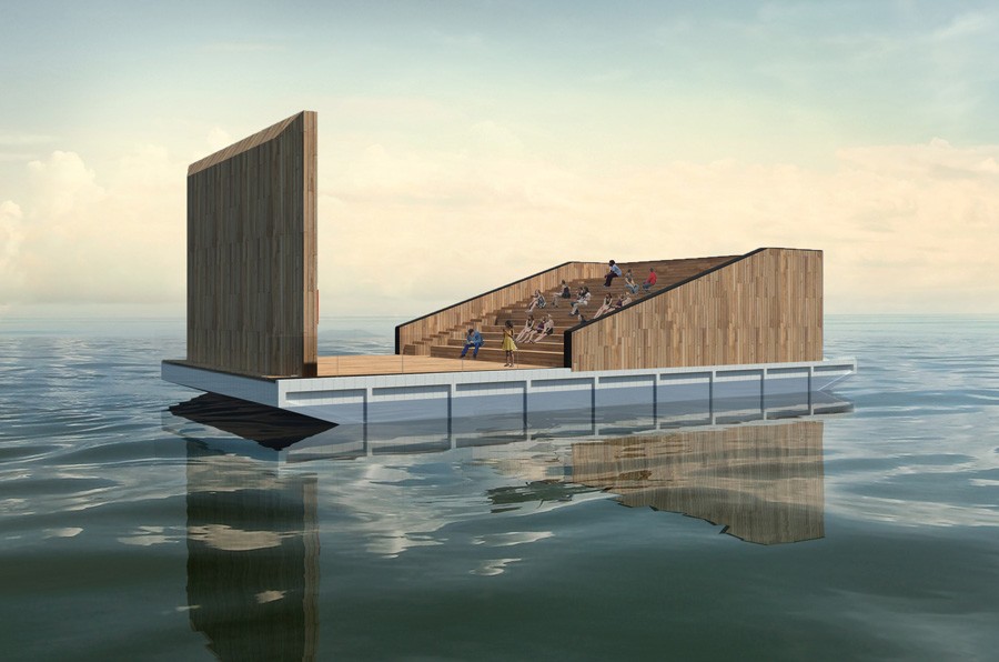Floating Cinema by Smaller Architects - Architizer