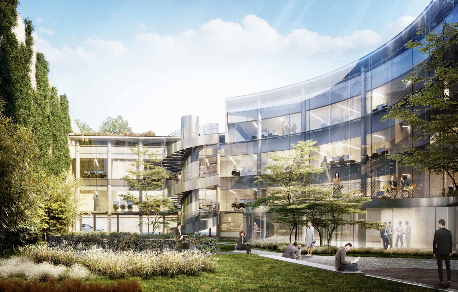 Urban Office Campus in Milan by Oneworks - Architizer