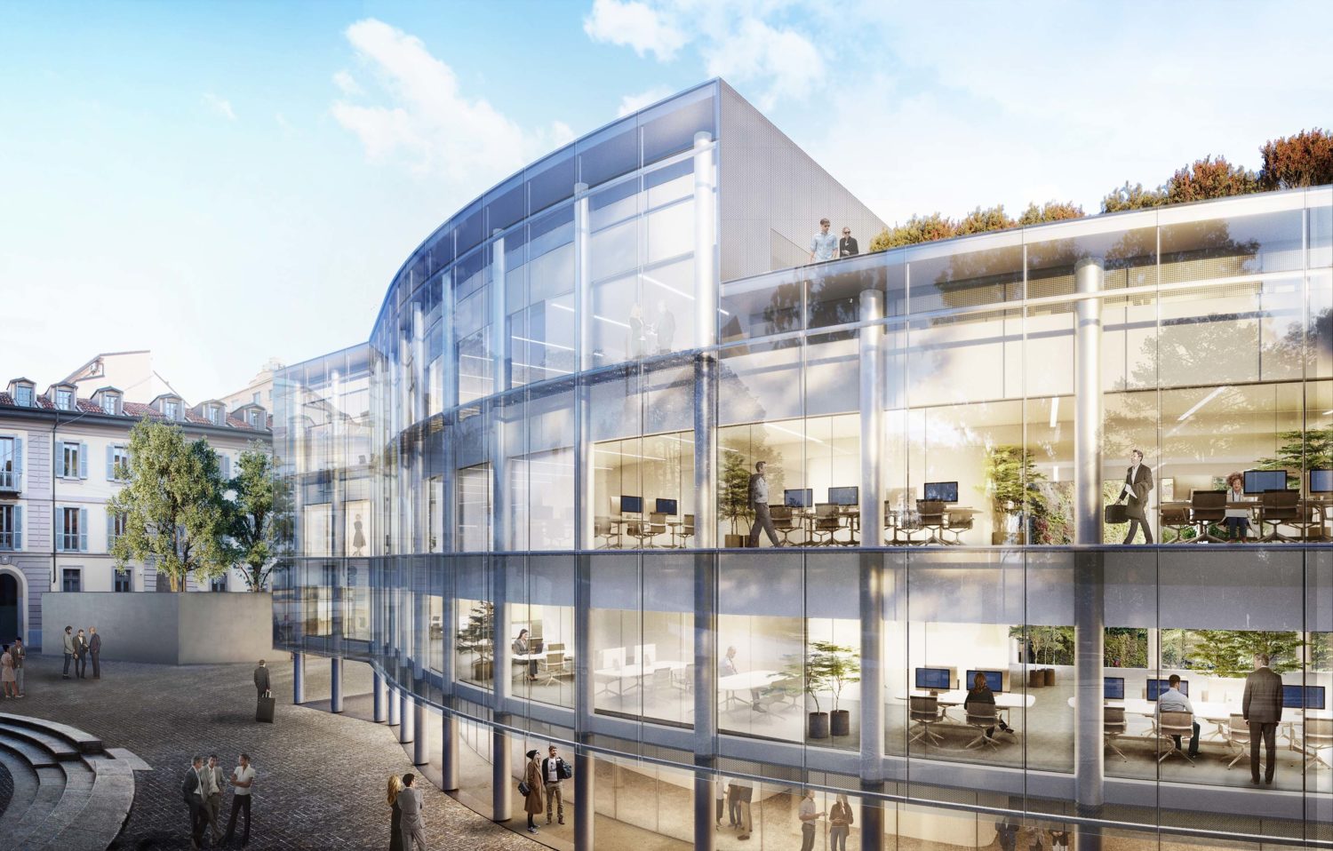Urban Office Campus in Milan by Oneworks - Architizer