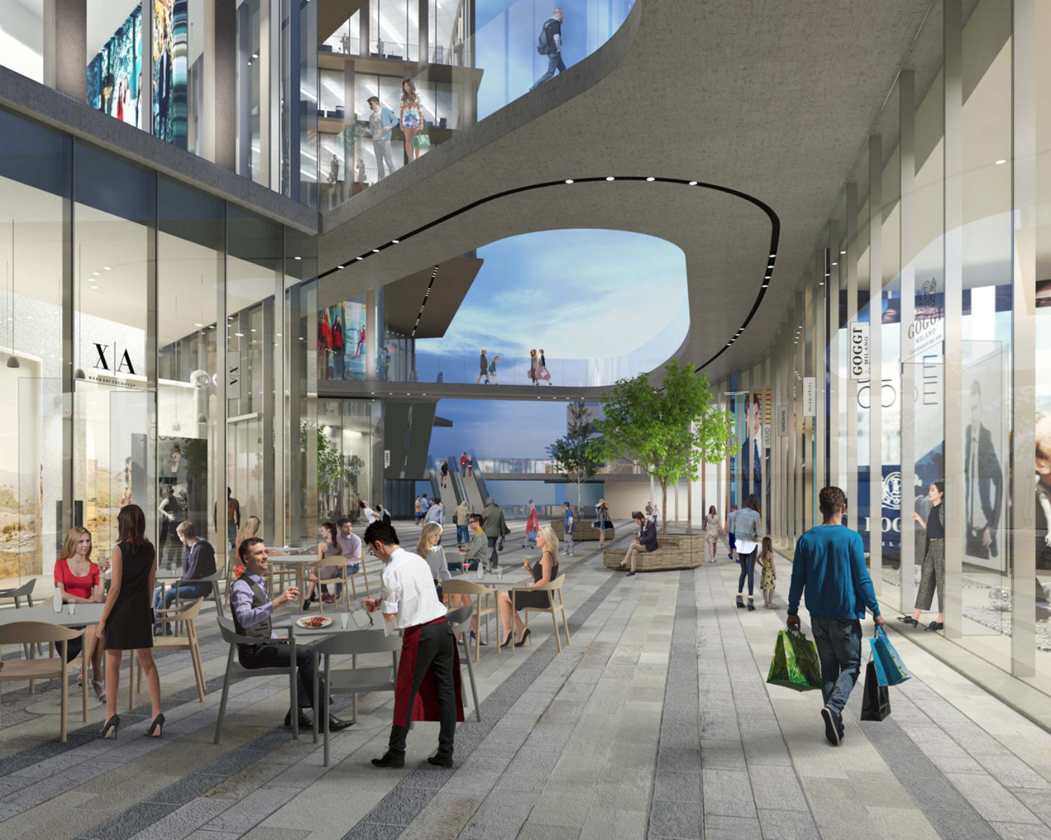 Townsquare mixed-use district by Oneworks - Architizer
