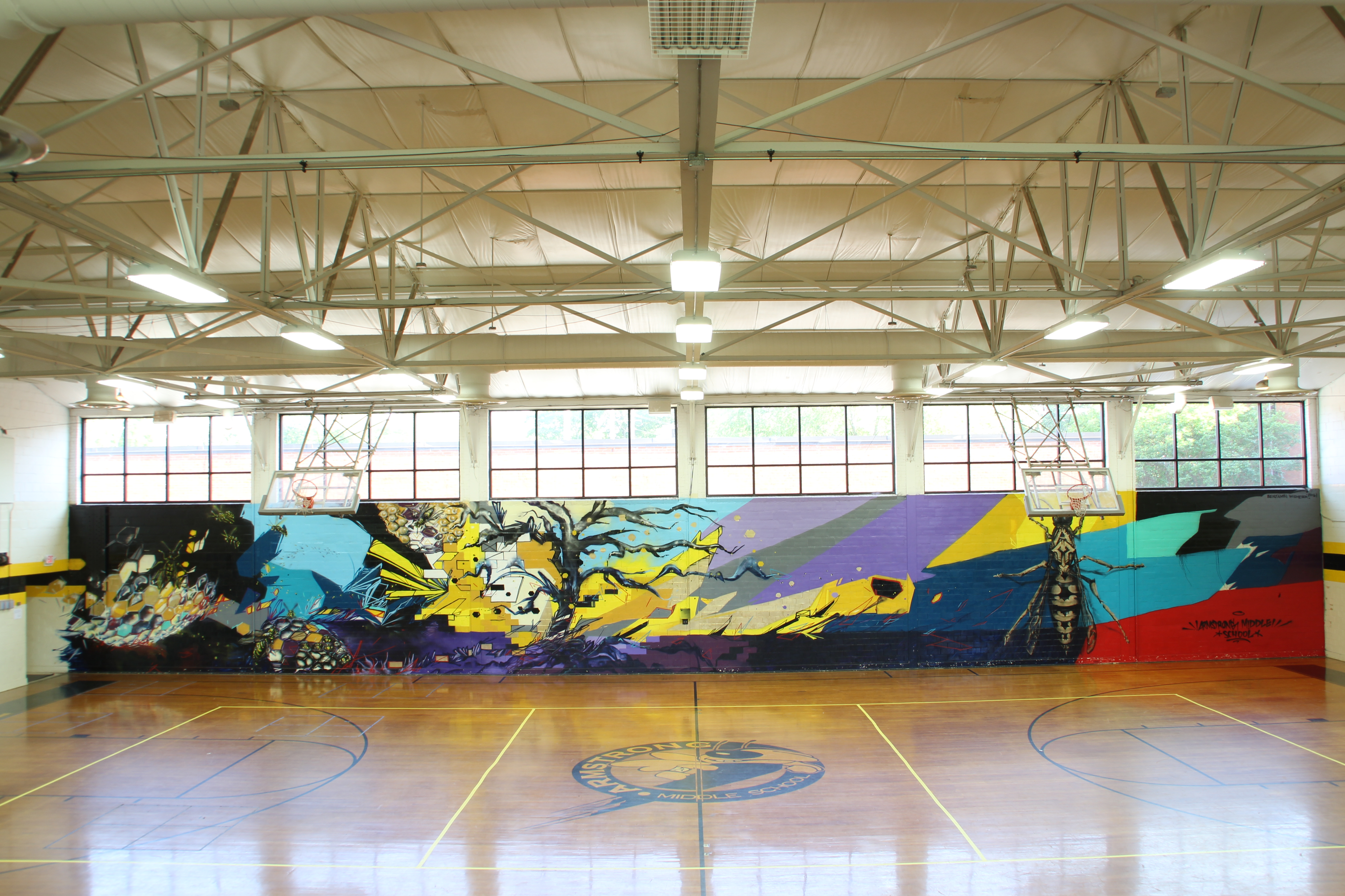 Armstrong Middle School Mural by WOW atelier - Architizer
