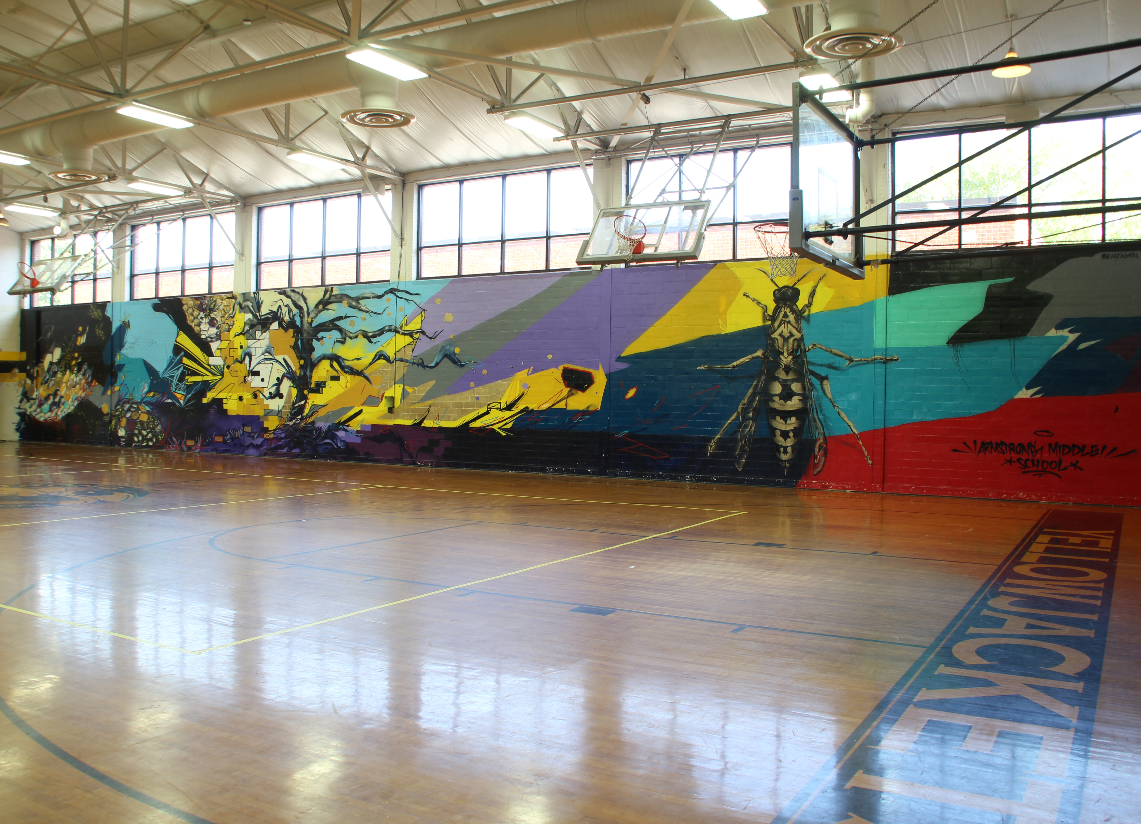 Armstrong Middle School Mural by WOW atelier - Architizer