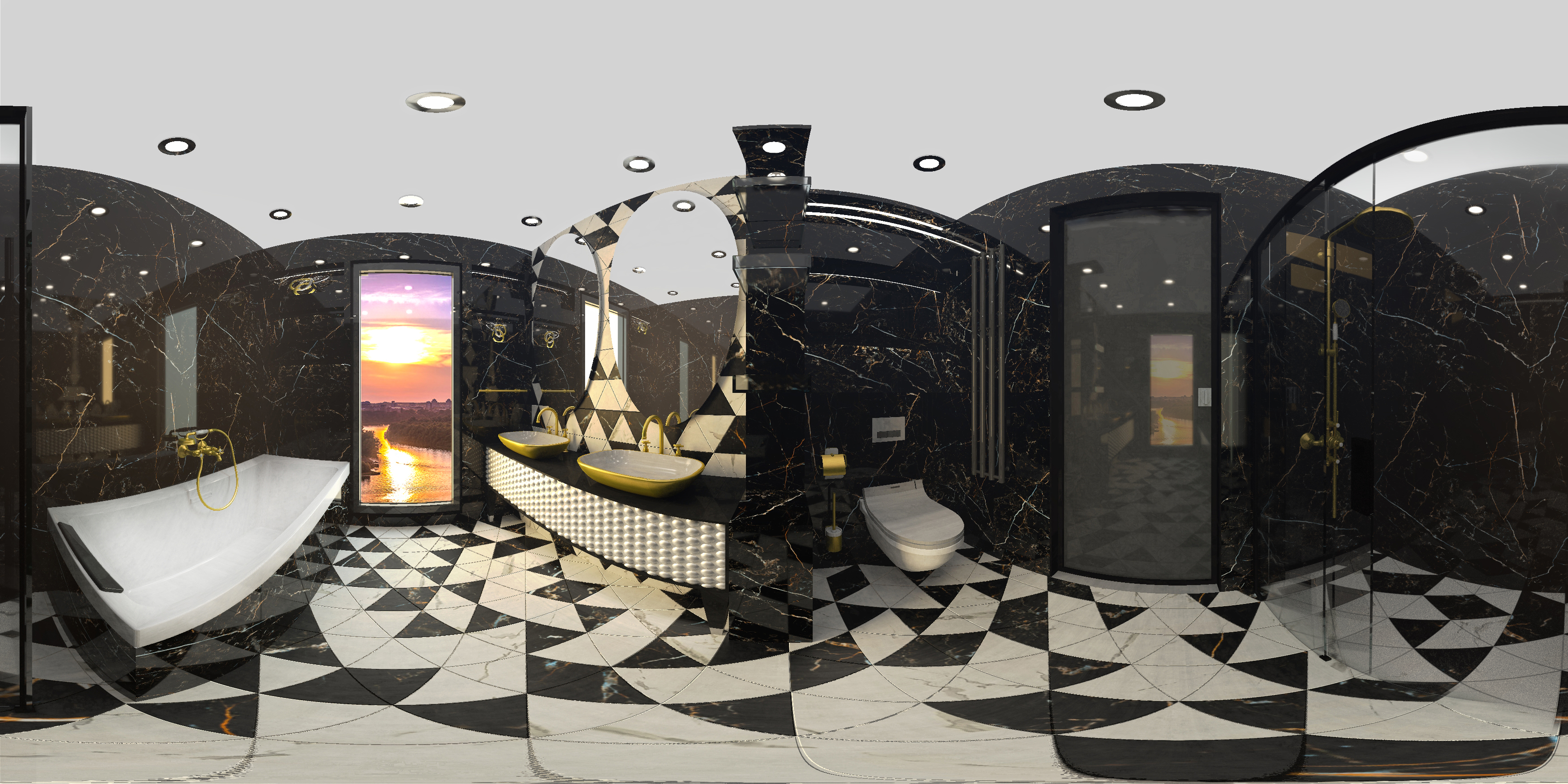 BW Bathroom 1 by Arhi Studio / Perfect Form & Function - Architizer