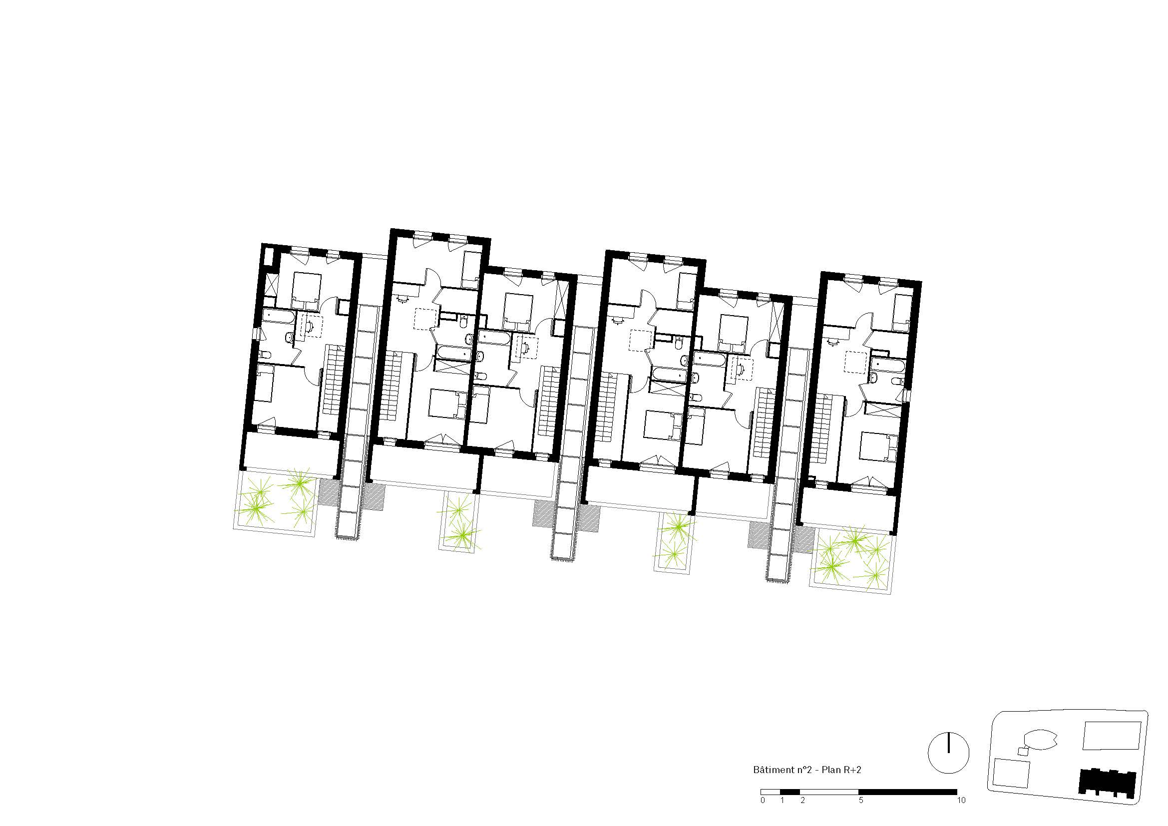 Idea 2970697: 53 collective and semi-collective social housing units in ...