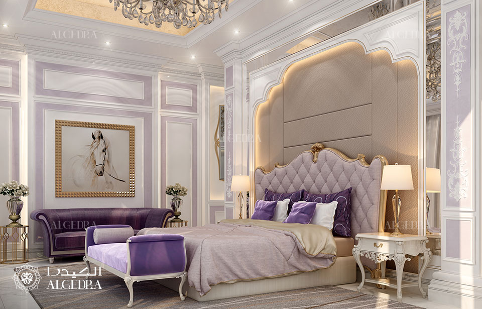 Royal master bedroom interior design by ALGEDRA design - Architizer