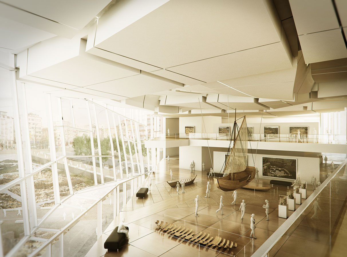 Yenikapi Archaeological Museum and Archeo-park by Eisenman Architects ...