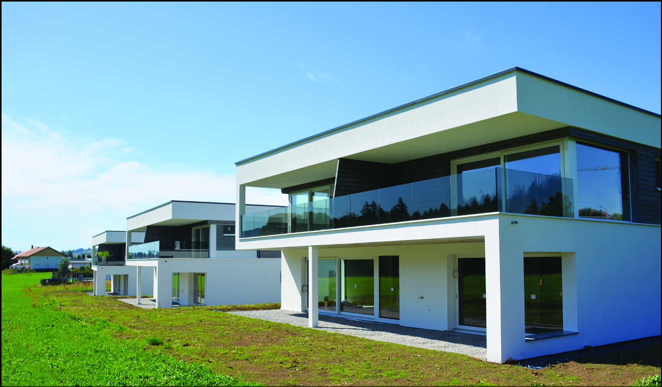 Villas de 3 appartements à Bulle by Archi-Thèmes Bureau d'Etudes SA ...