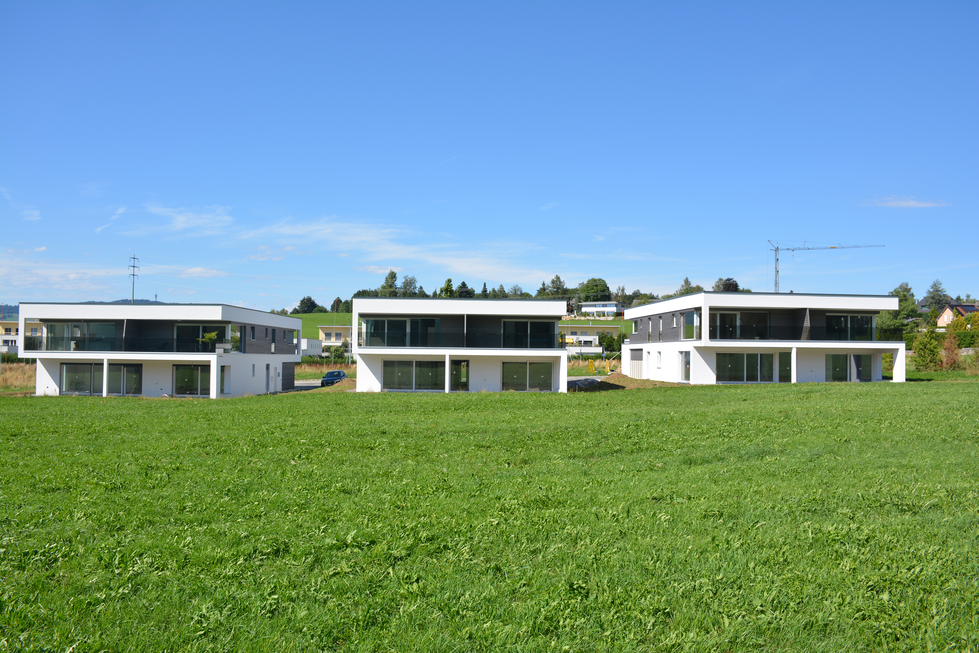 Villas de 3 appartements à Bulle by Archi-Thèmes Bureau d'Etudes SA ...