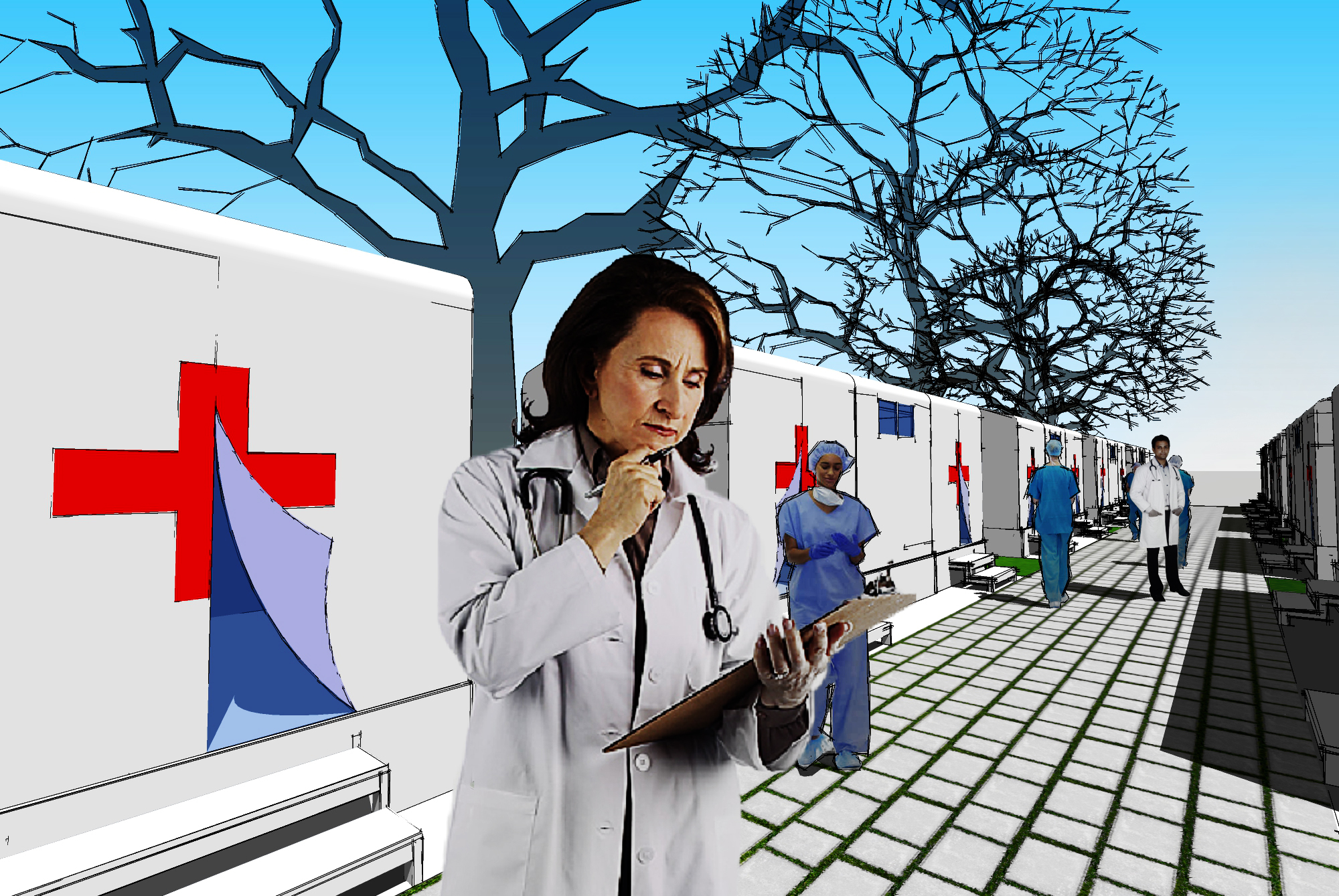 Modular design of mobile hospitals for the treatment of COVID-19 by VHL ...