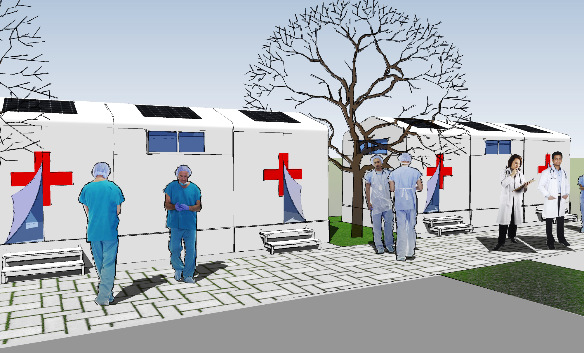 Modular design of mobile hospitals for the treatment of COVID-19 by Vo ...