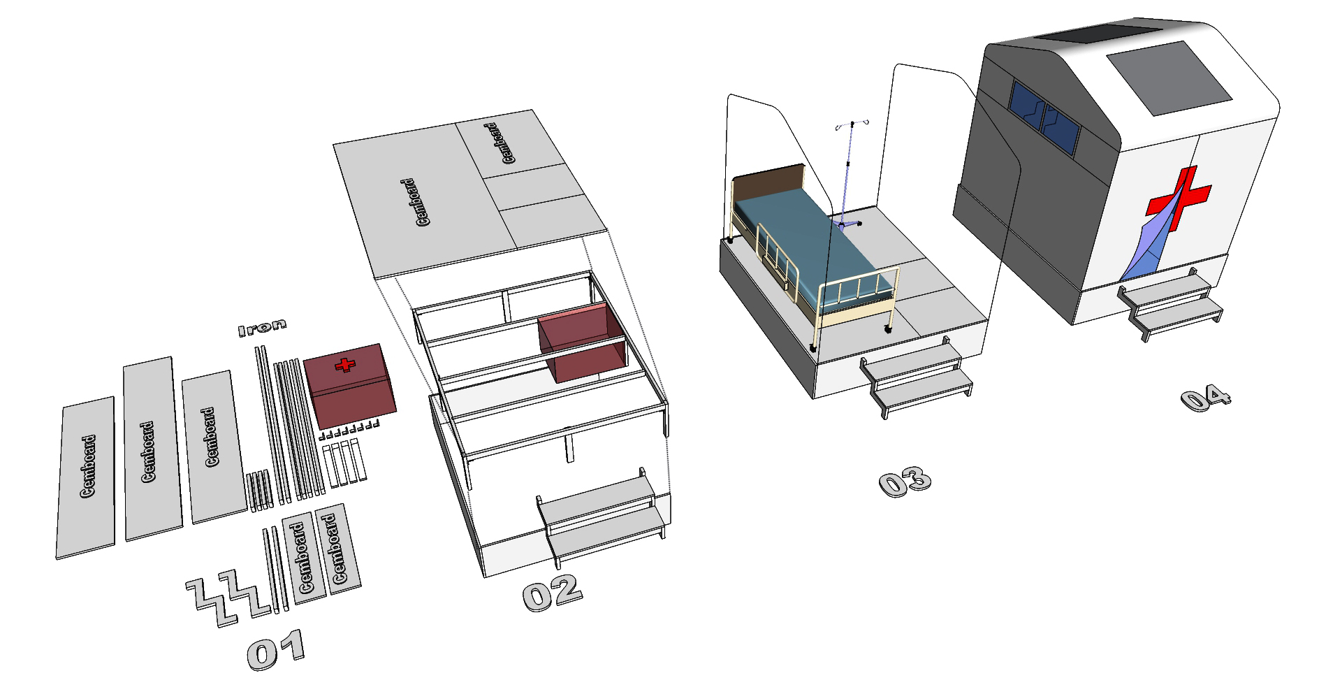 Modular design of mobile hospitals for the treatment of COVID-19 by Vo ...