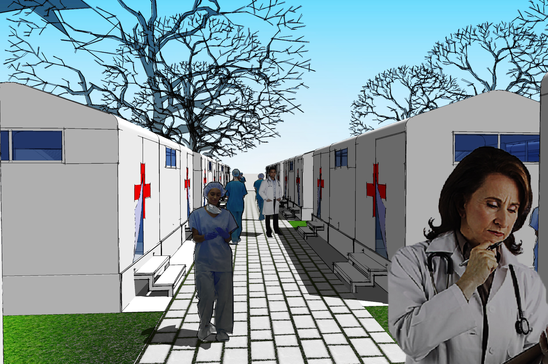 Modular design of mobile hospitals for the treatment of COVID-19 by Vo ...