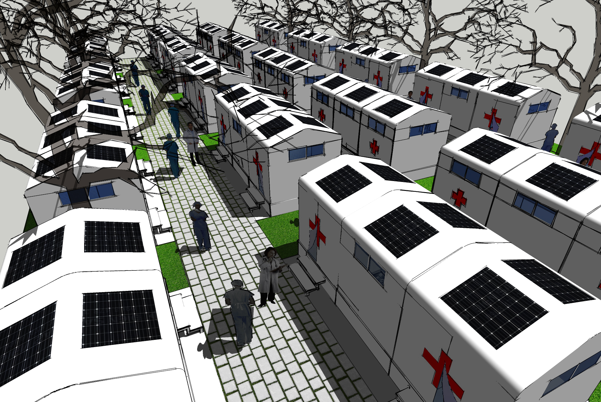 Modular design of mobile hospitals for the treatment of COVID-19 by Vo ...
