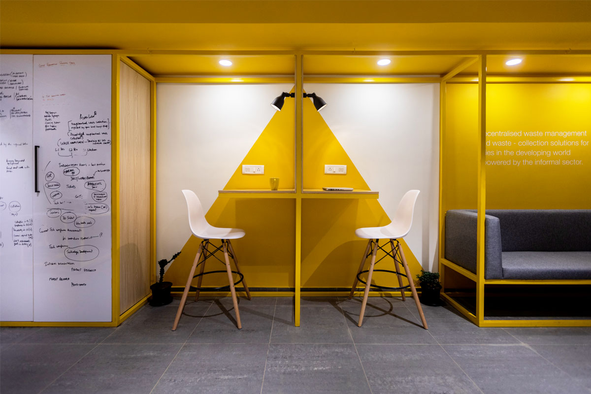 Kabadiwalla Connect Workspace by Drawing Hands Studio - Architizer
