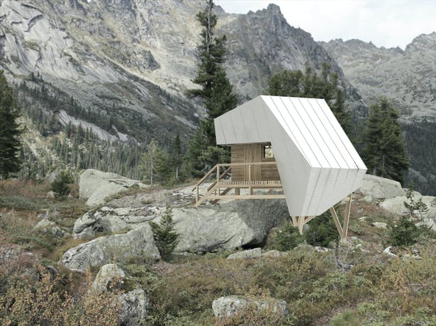 VIEWING PLATFORM WITH CANOPY AND AMPHITHEATER by OOO ADM (OOO ...