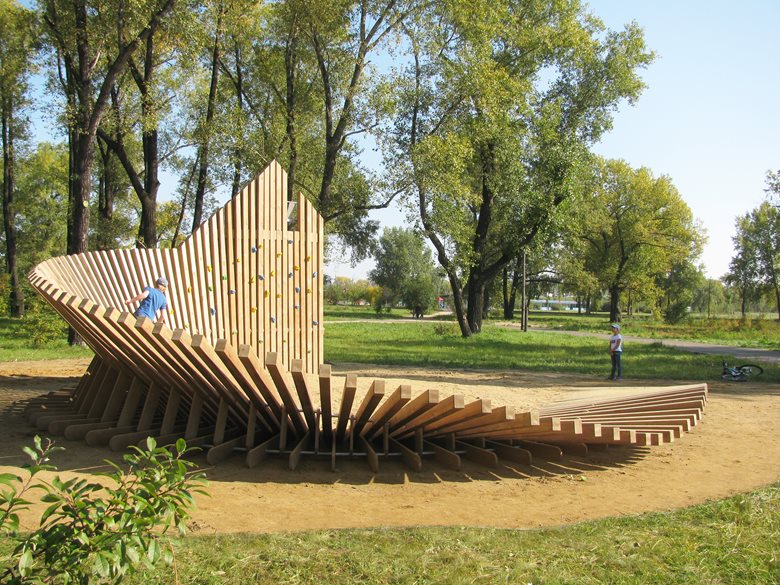 PLAYGROUND - CLIMBING WALL - SANDBOX by OOO ADM (OOO Architecture ...