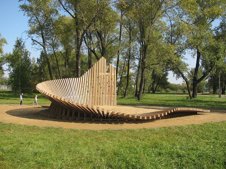PLAYGROUND - CLIMBING WALL - SANDBOX by OOO "ADM" - Architizer