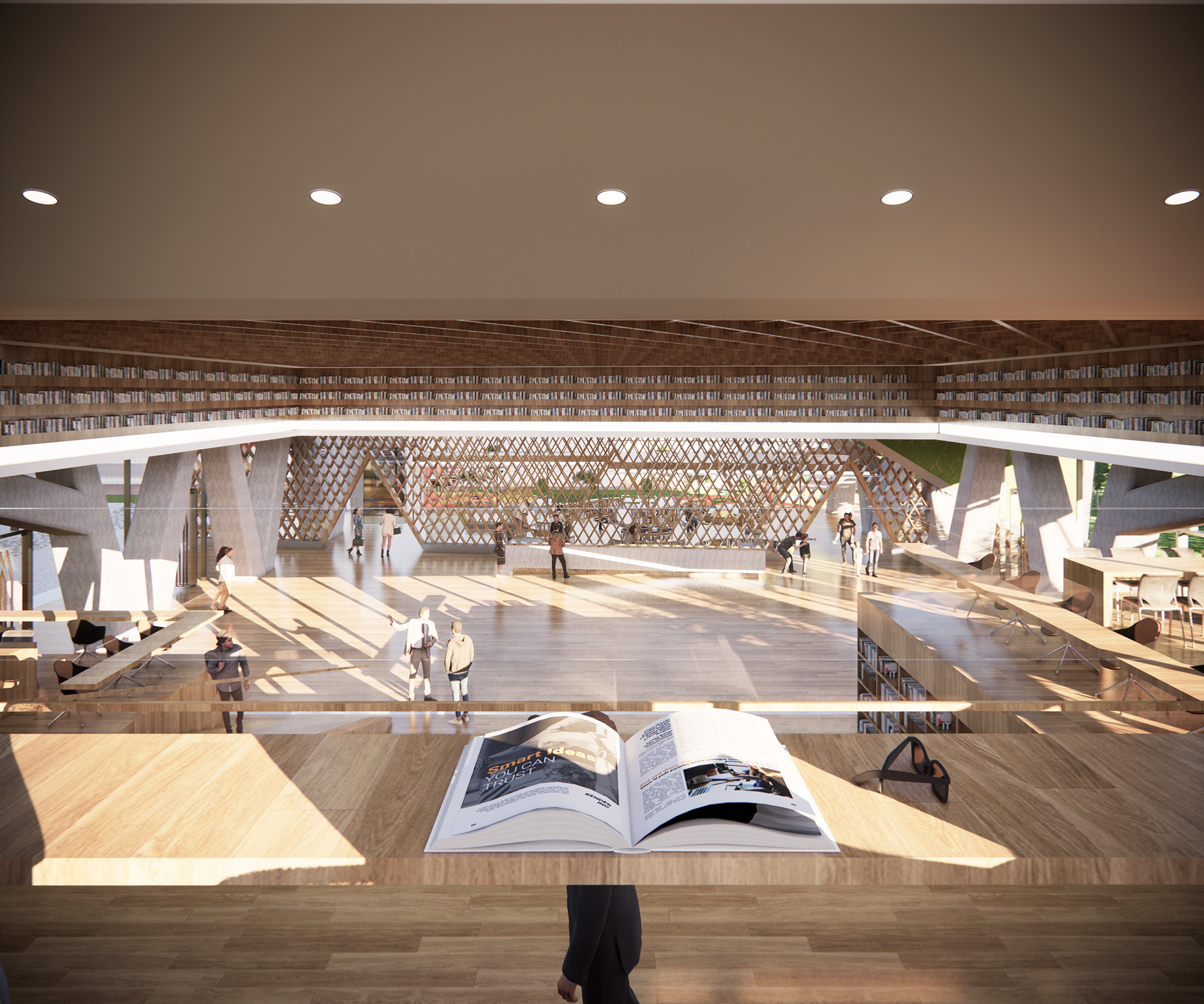 Gwang Ju City Main Library by TheeAe Architects - Architizer