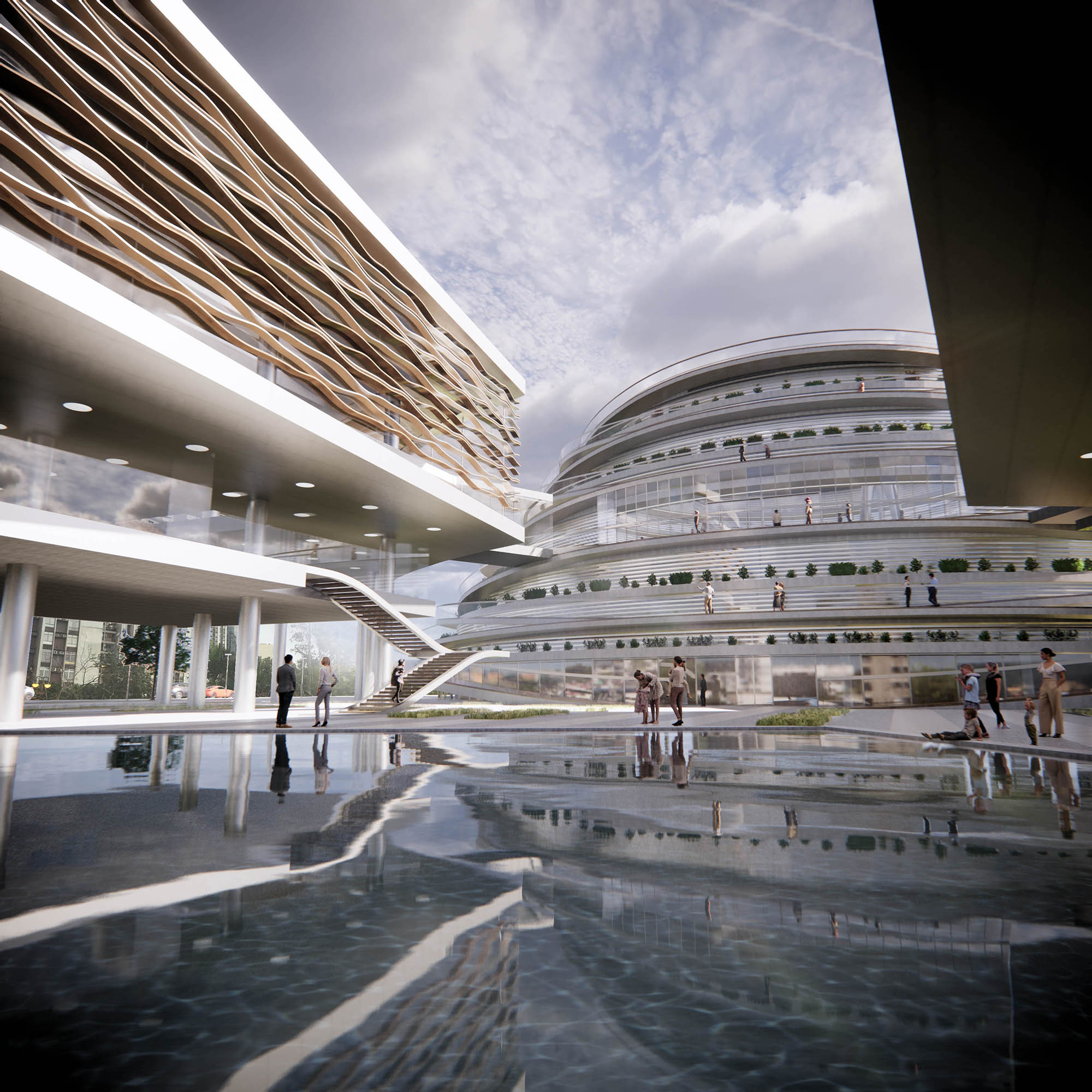 City Hall Public Pavilion by TheeAe Architects - Architizer