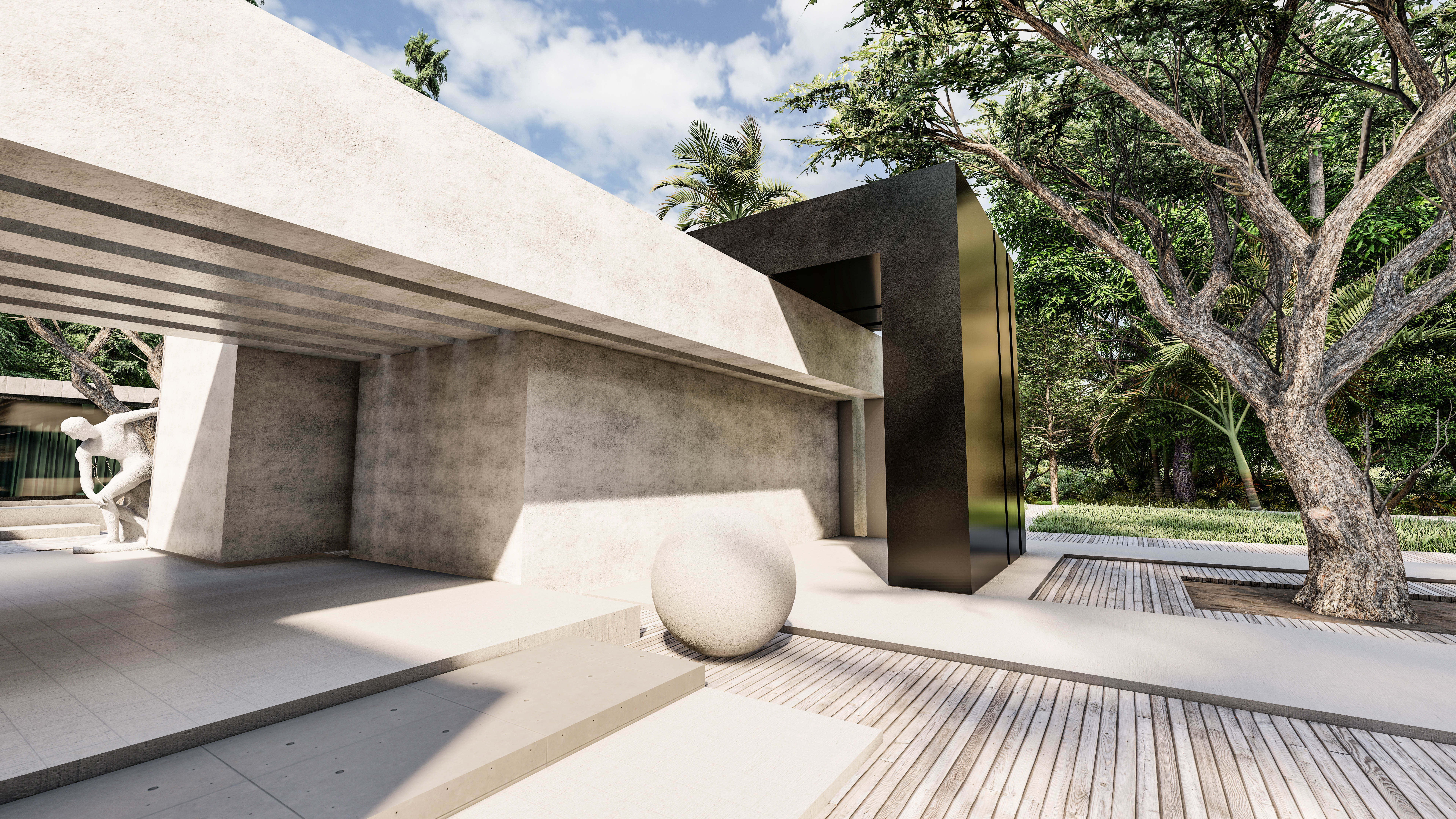 Home statue by DAUD - Architizer