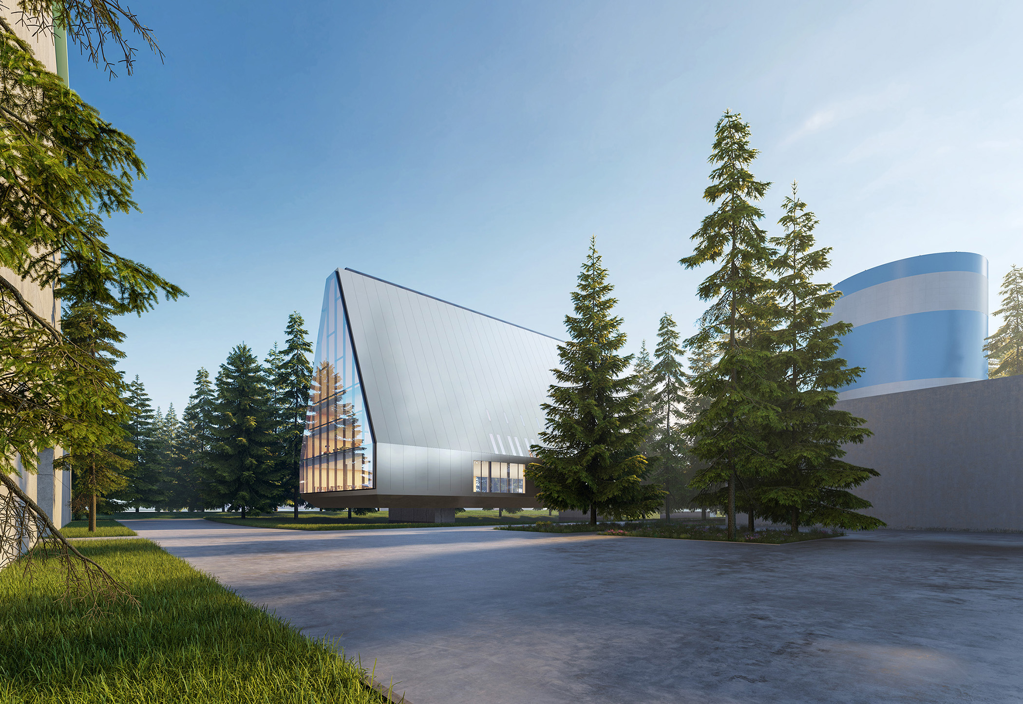 The third place proposal of Gwangju city main library, S.Korea by JWJZ ...