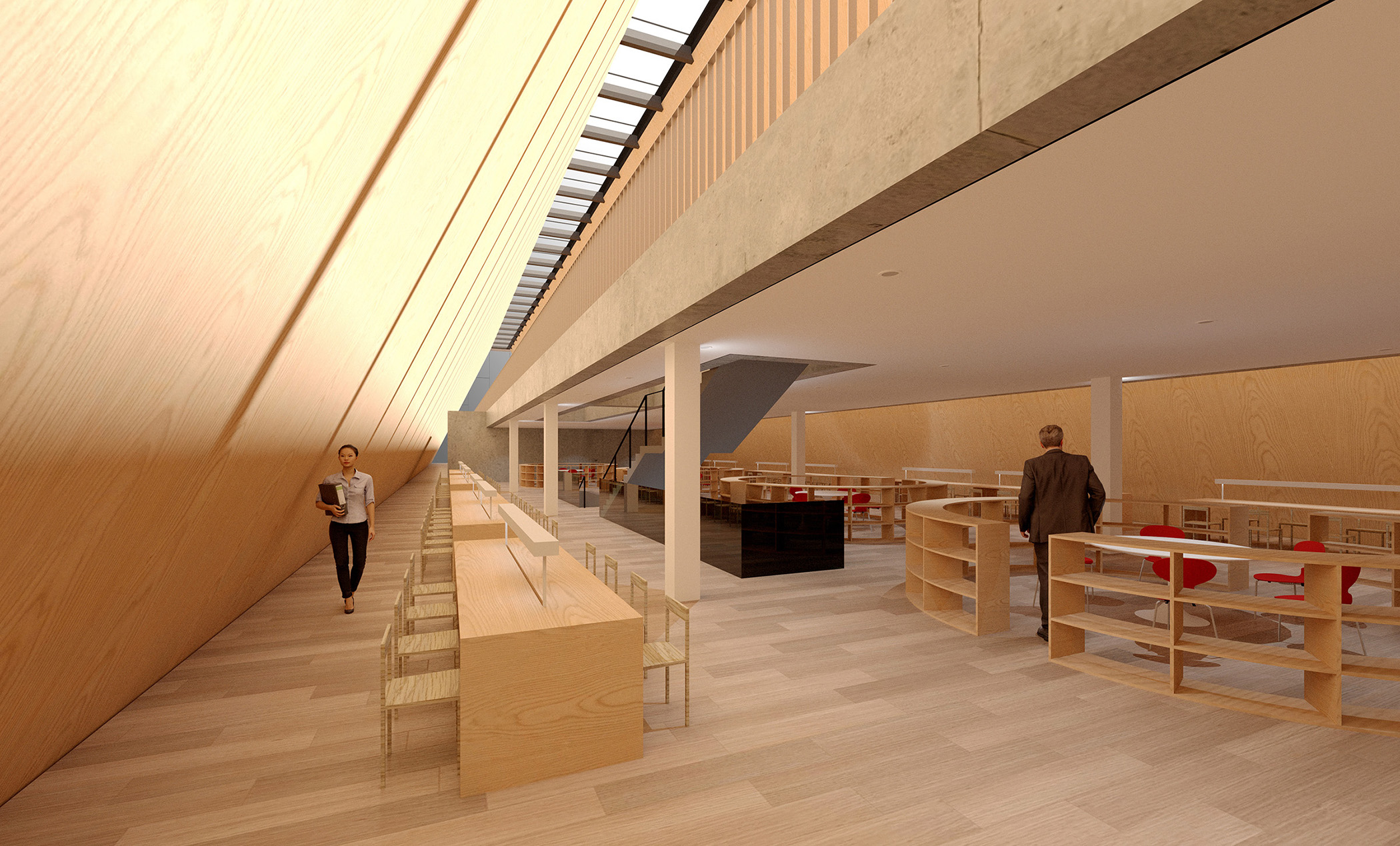 The third place proposal of Gwangju city main library, S.Korea by JWJZ ...