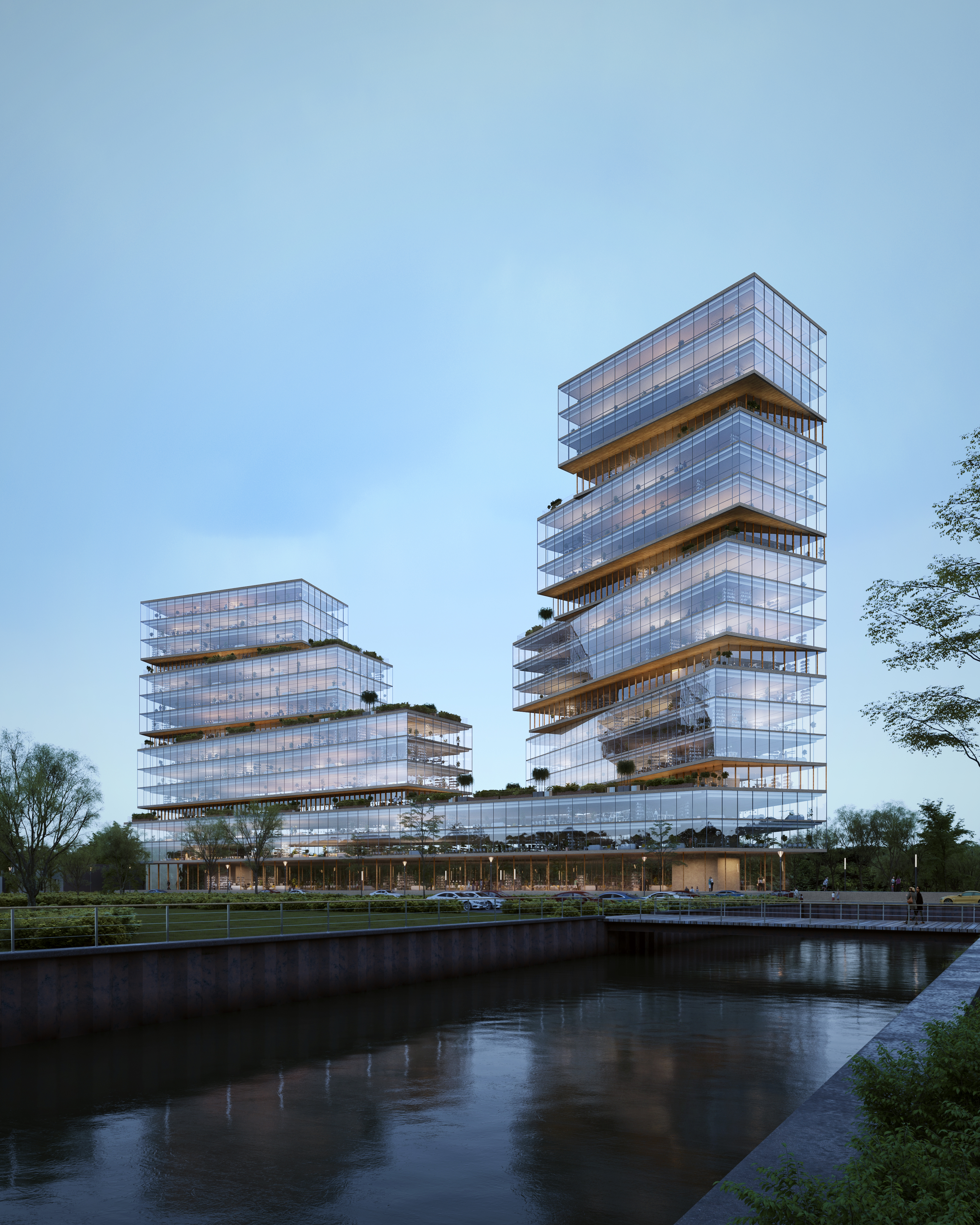 New Media Headquarters | Design by WOMO by ZOA Studio - Architizer