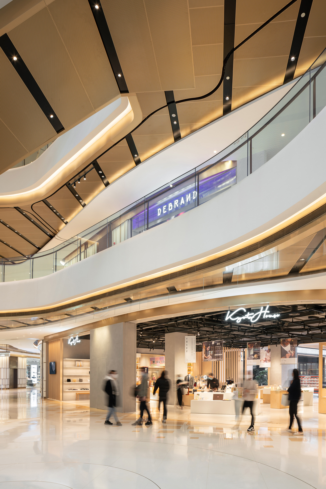 Bund Financial Center South Mall Interior Design by KOKAISTUDIOS ...