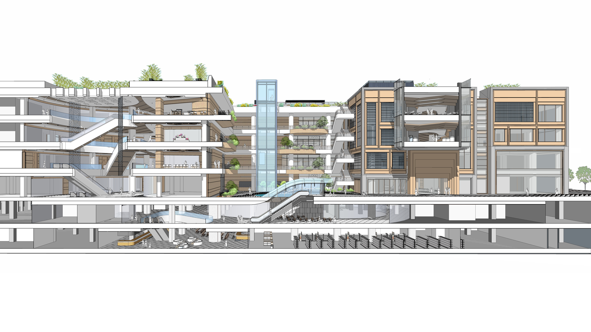 Bund Financial Center South Mall Interior Design by KOKAISTUDIOS ...