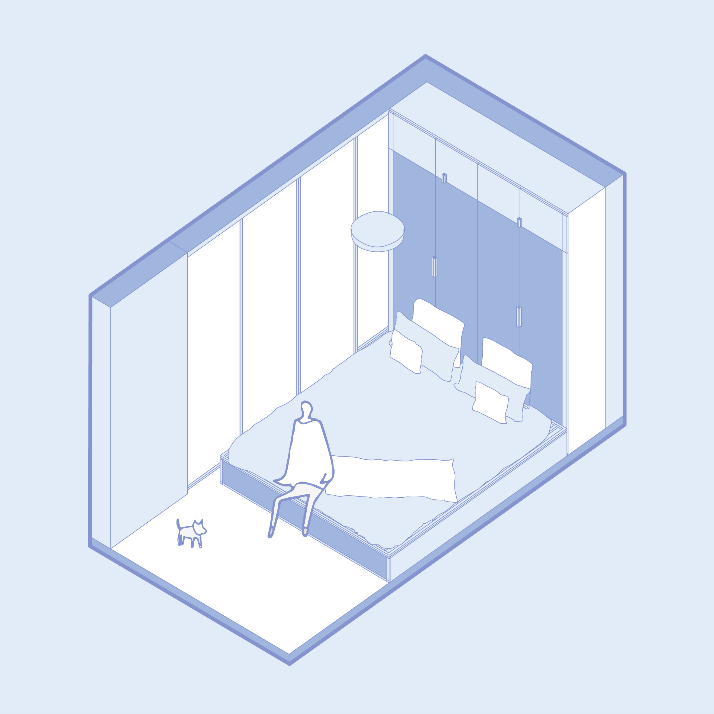Folding space No.2: 65 square meters semi-basement house renovation by ...