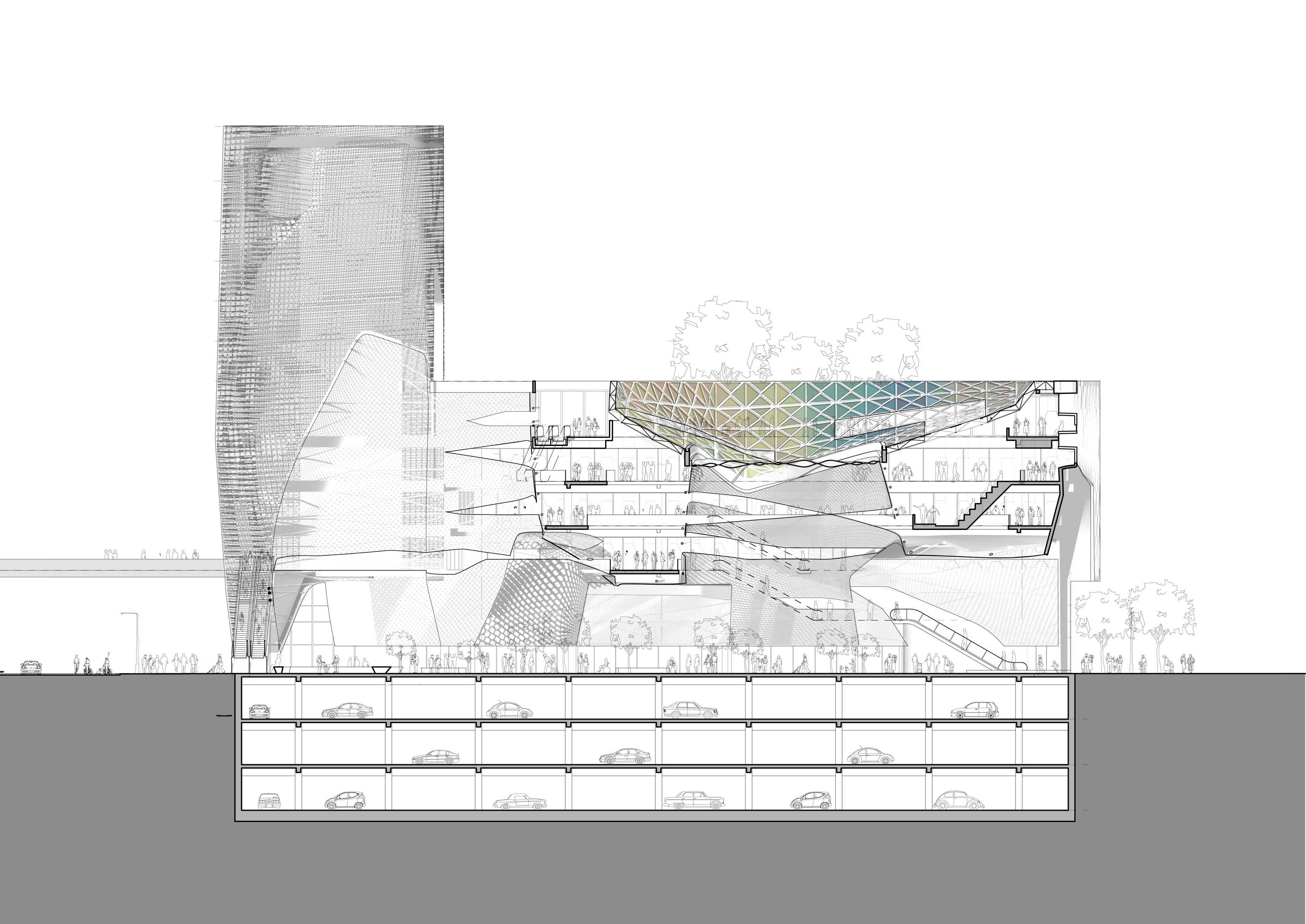 Ur-Ban-Chan Farmers Market & Atrium by Griffin Enright Architects ...