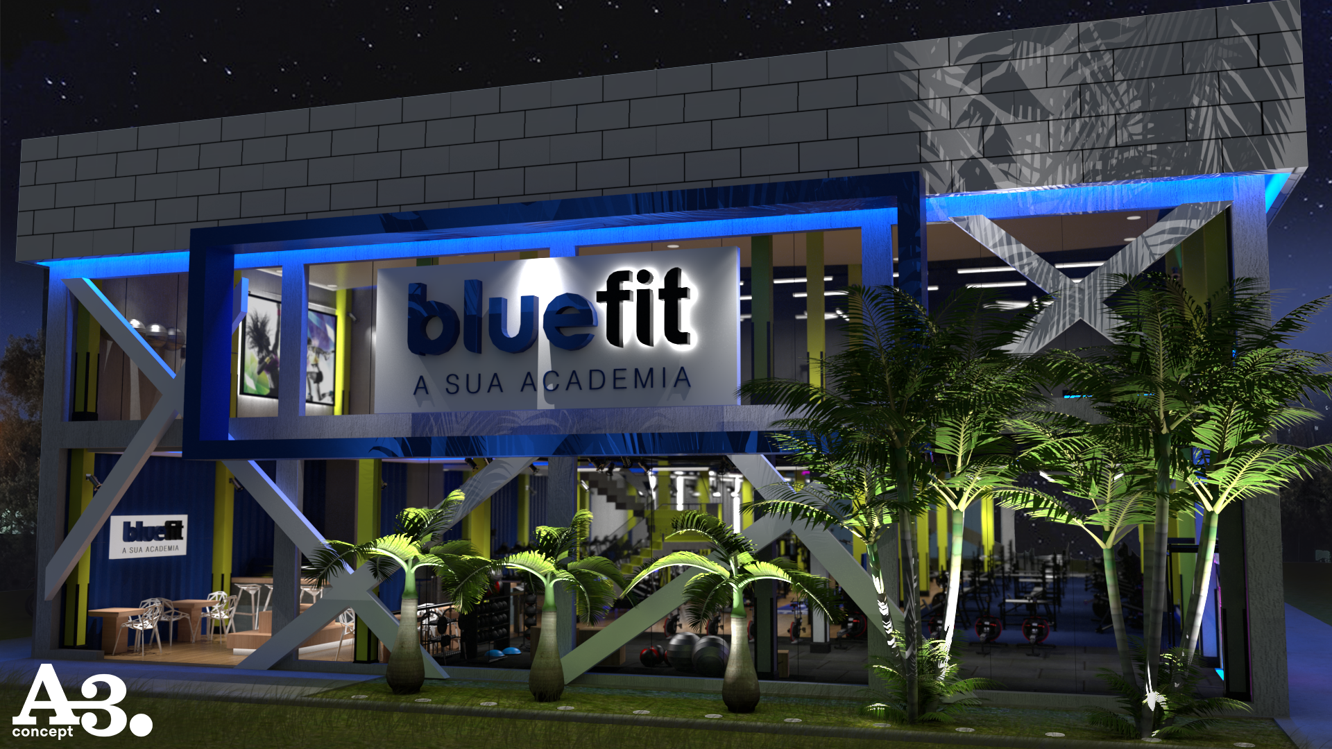 Bluefit Academia by A3 Concept Wellness Design - Architizer