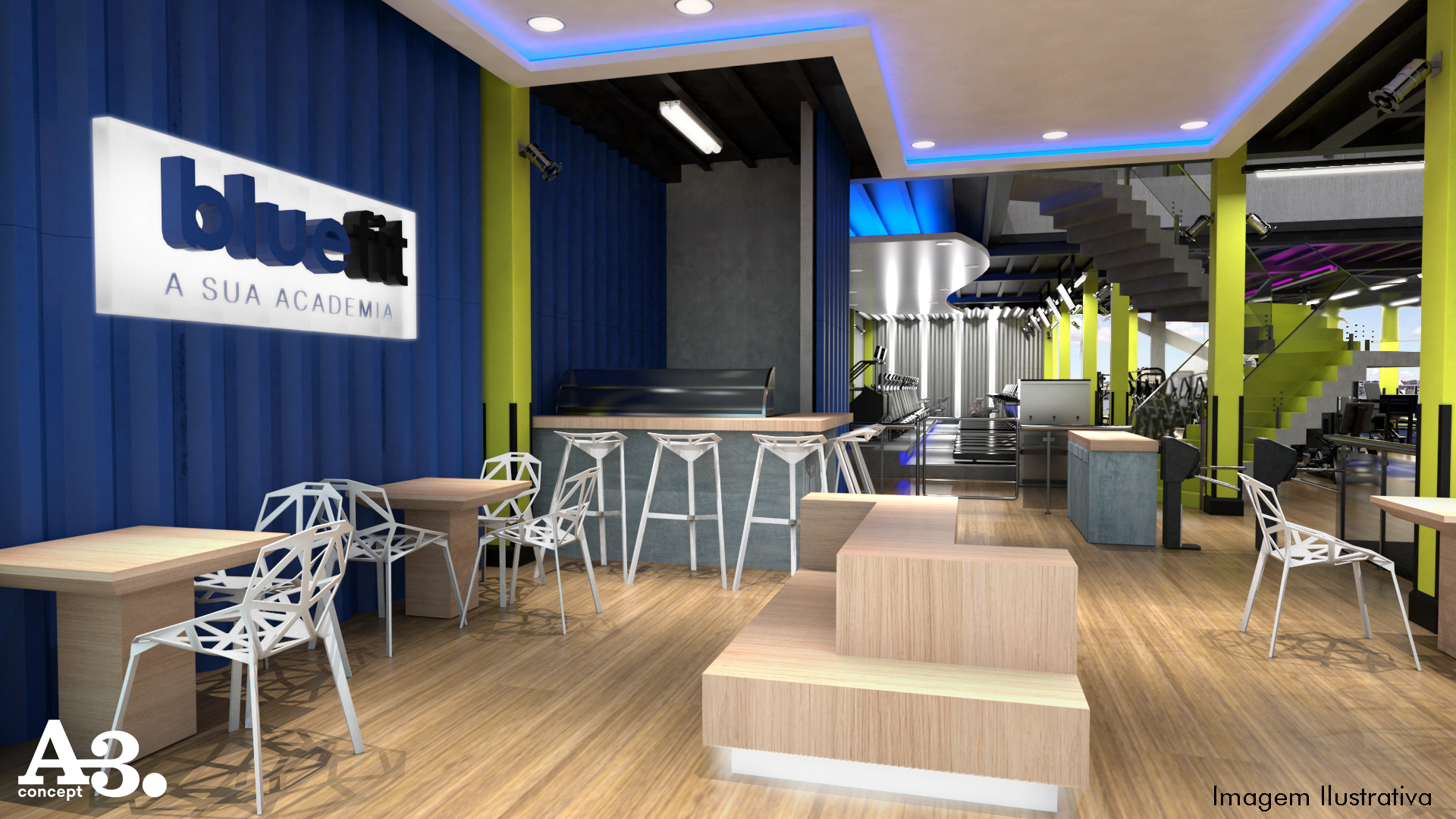 Bluefit Academia by A3 Concept Wellness Design - Architizer