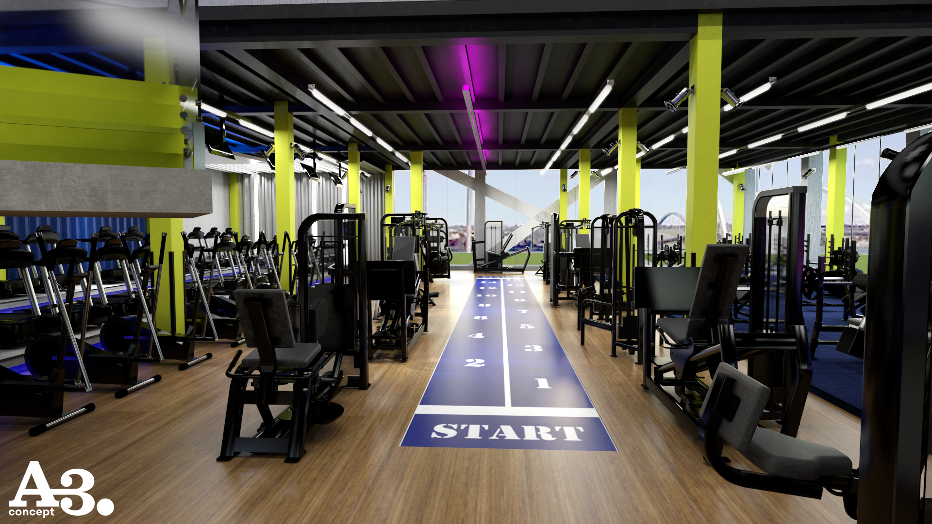 Bluefit Academia by A3 Concept Wellness Design - Architizer