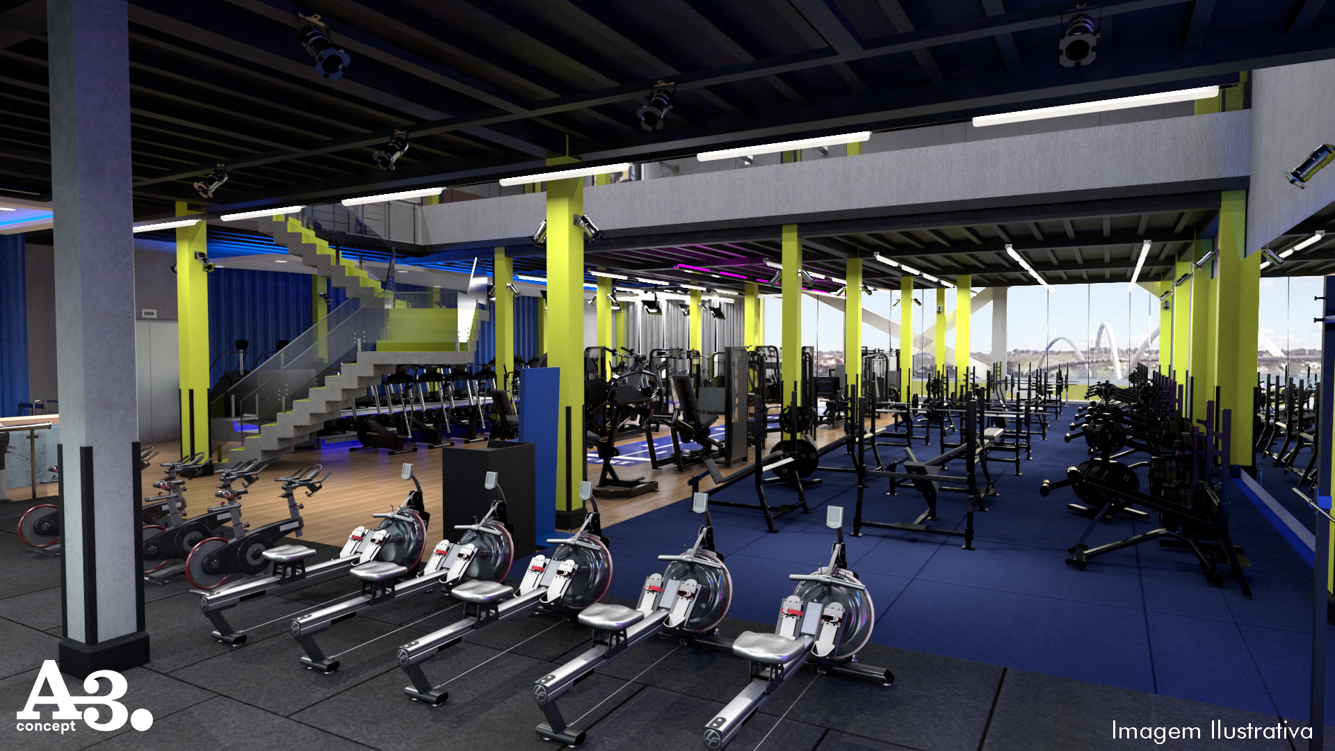 Bluefit Academia by A3 Concept Wellness Design - Architizer