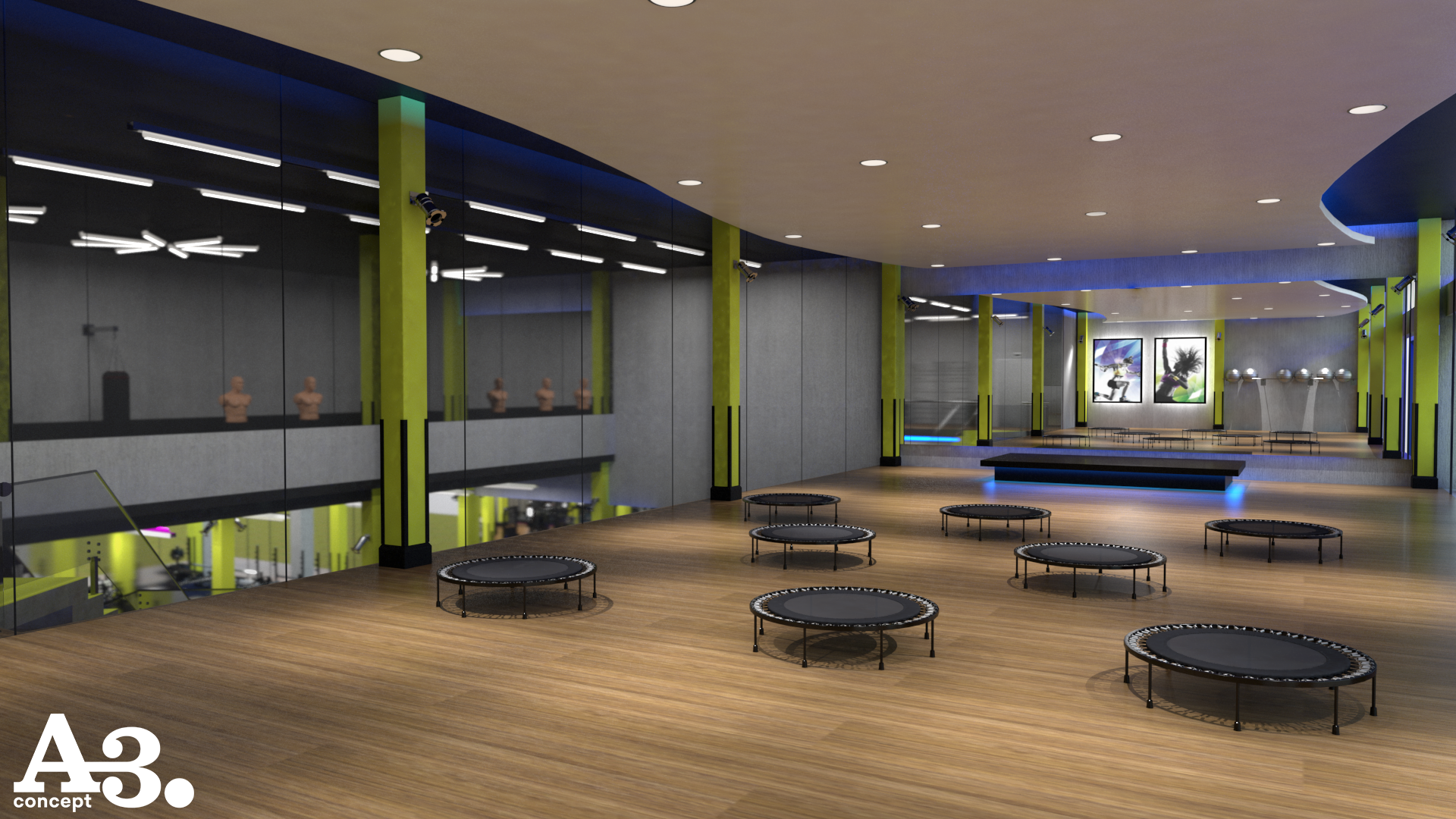 Bluefit Academia by A3 Concept Wellness Design - Architizer