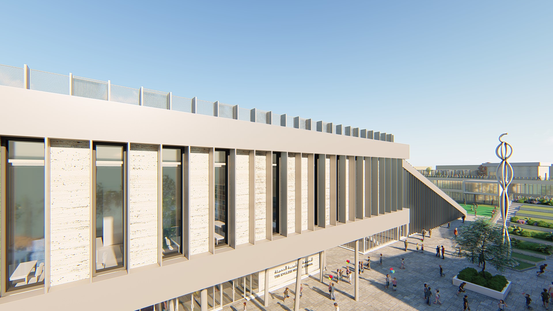 Idea 3019064: English Modern School Al Wakrah by Focus Design Partners ...