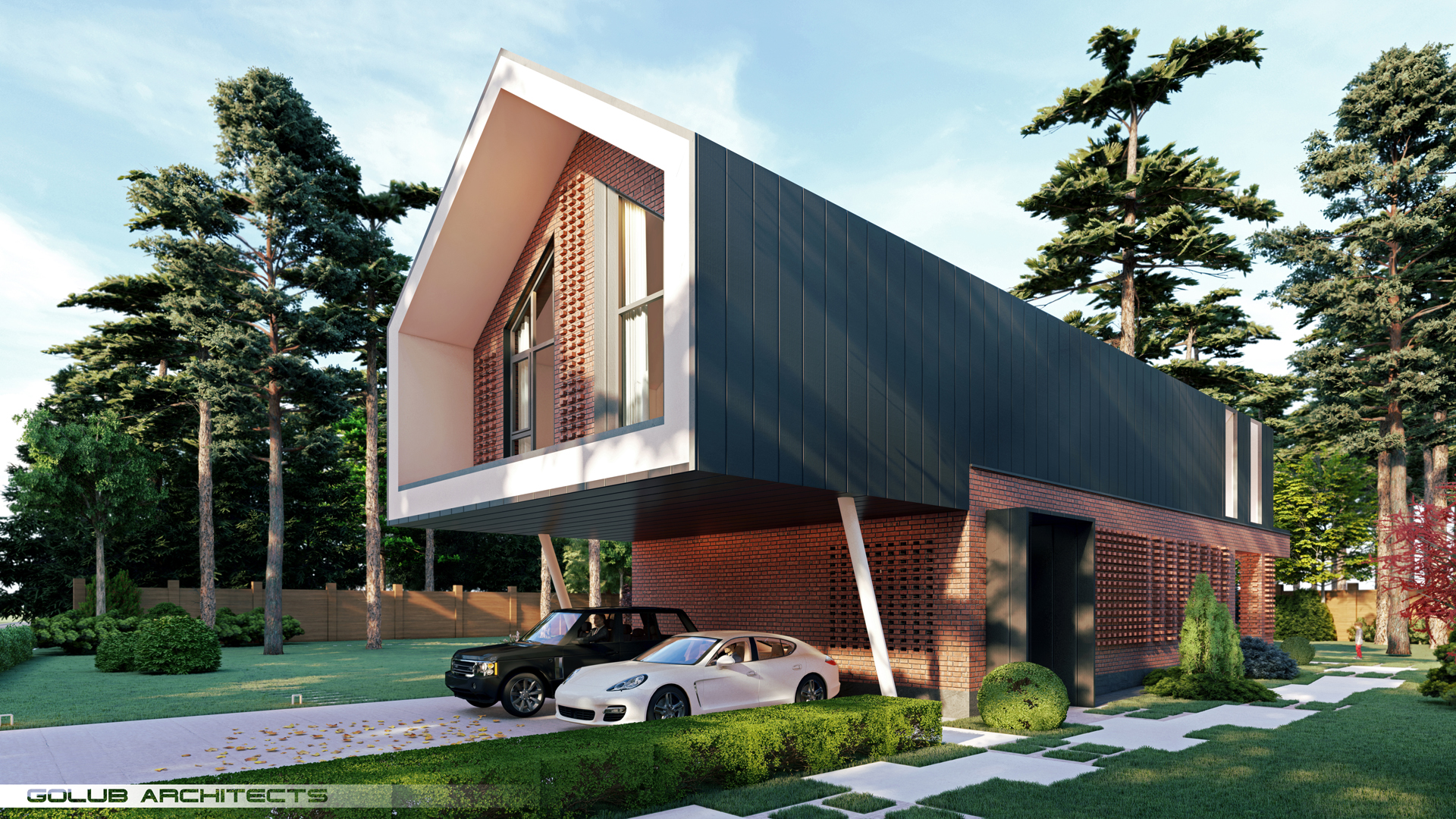 Strut House by Golub Architects - Architizer