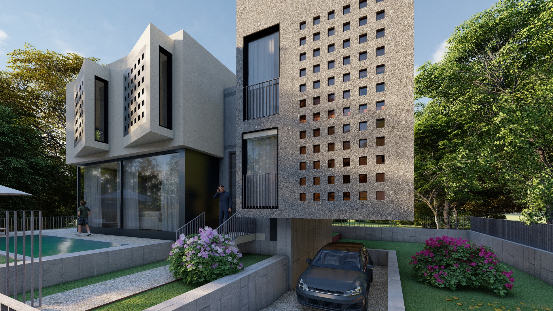 BM house by studio ARTEC - Architizer