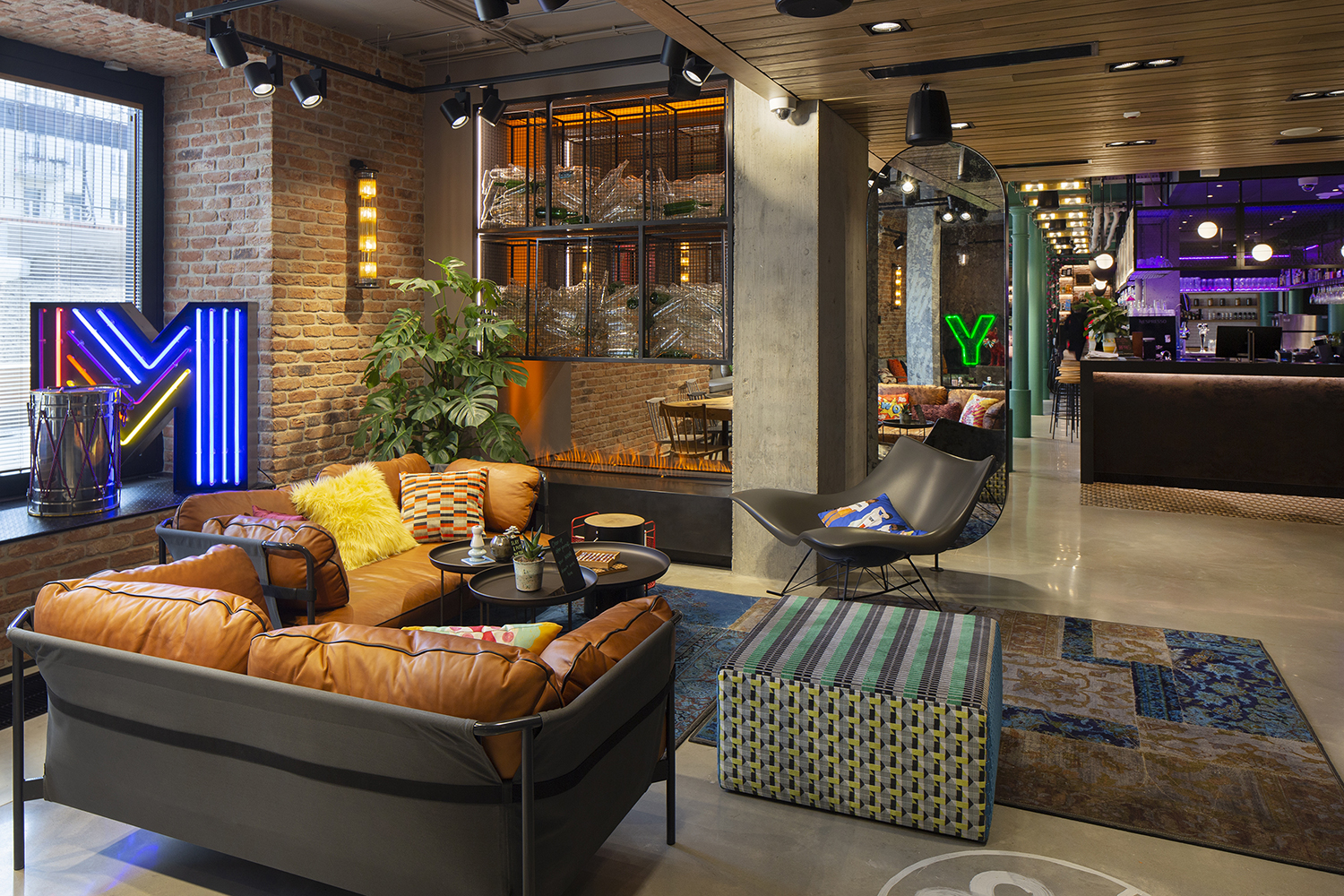 Hotel Moxy Warsaw Praga - INTERIOR DESIGN by Manuttone - Architizer
