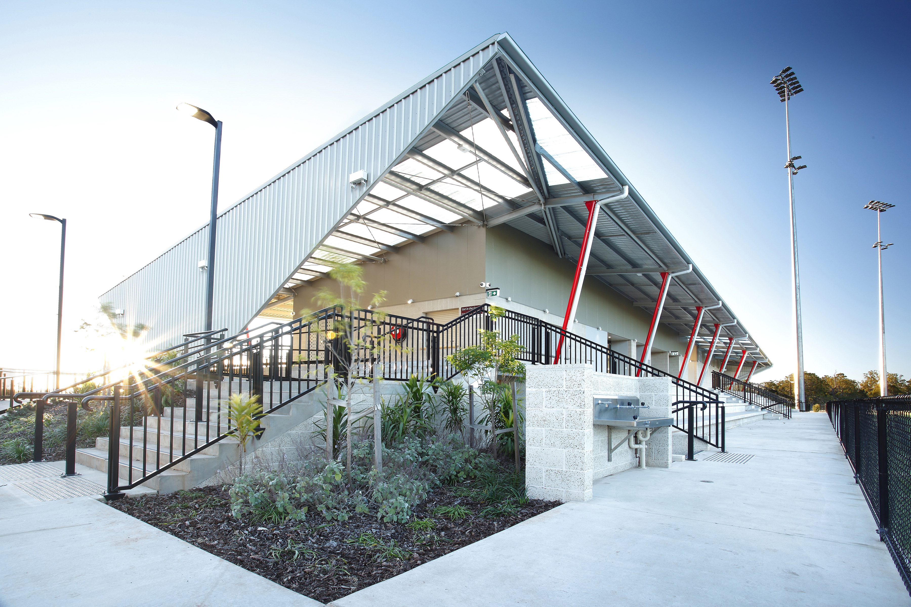 Highfields Sports Park Clubhouse by Elia Architecture - Architizer