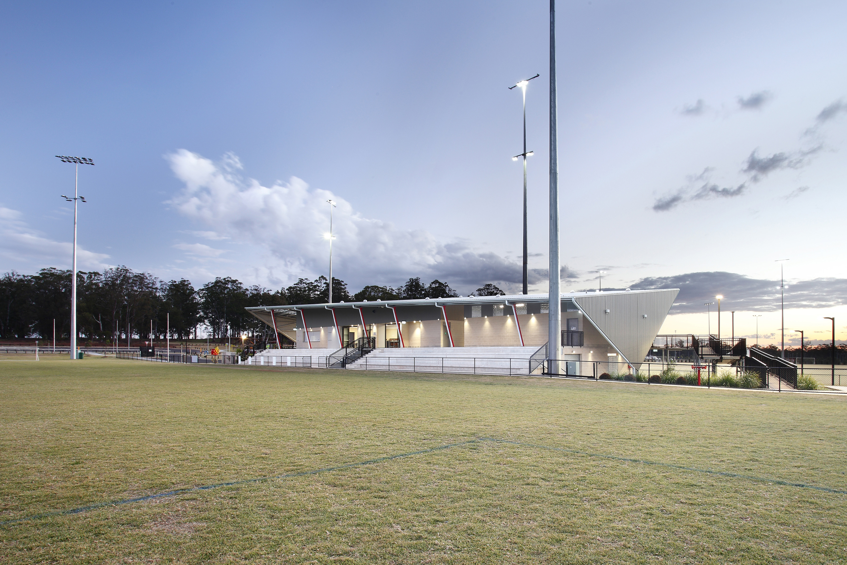 Highfields Sports Park Clubhouse by Elia Architecture - Architizer